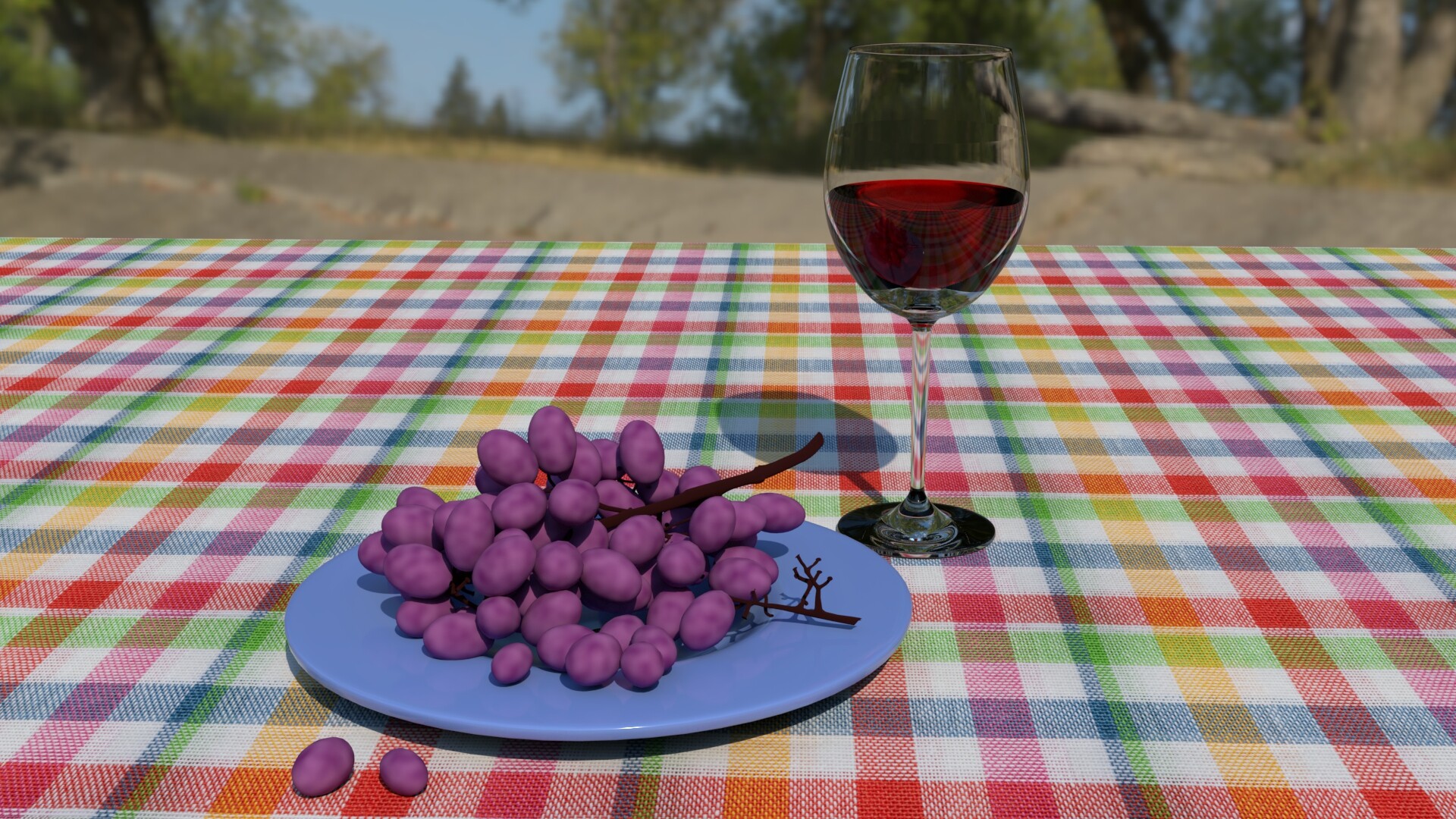 ArtStation - Grapes 🍇 Wineglass Shading & Lighting in Arnold