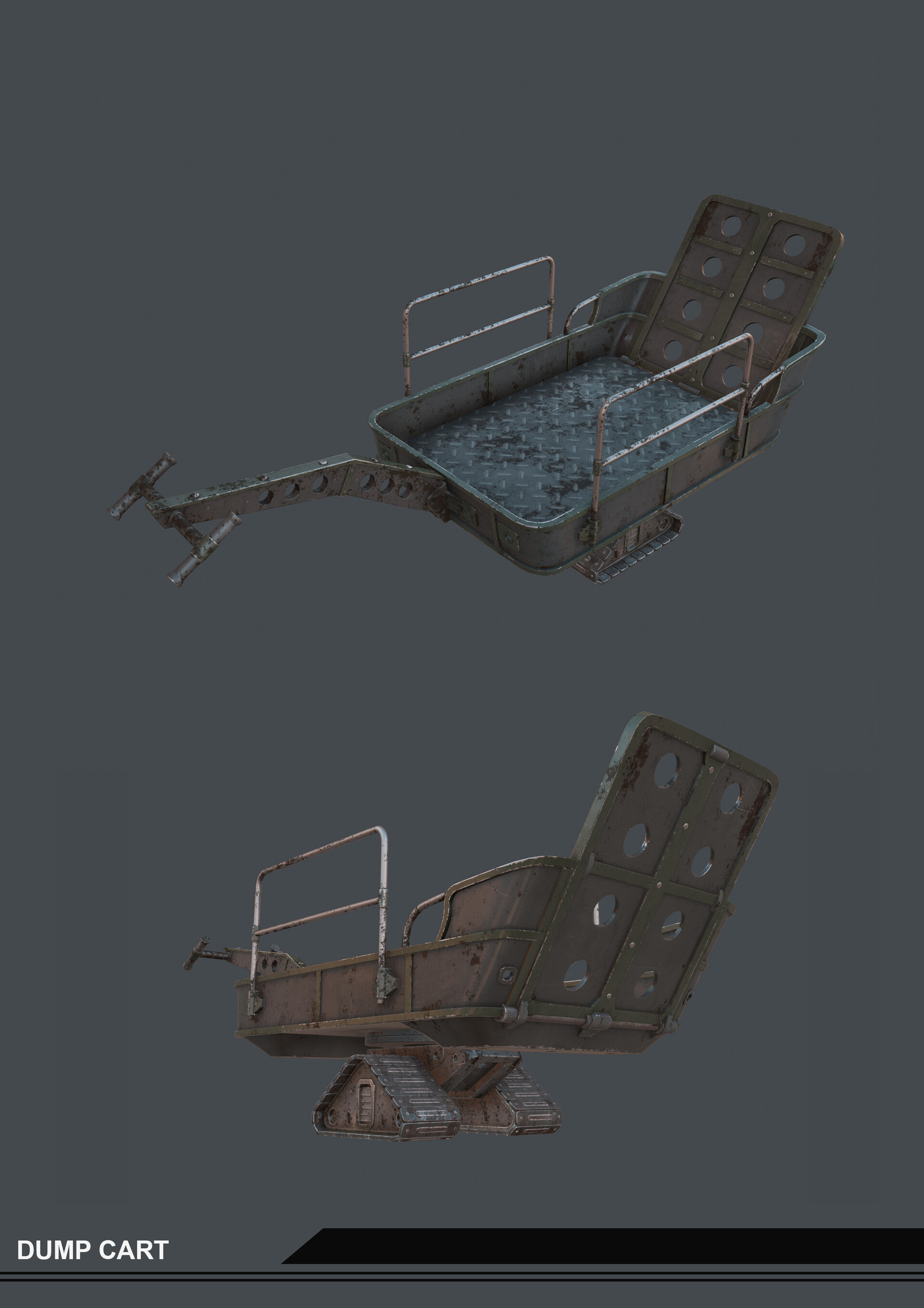 ArtStation - Dump cart for zak storm