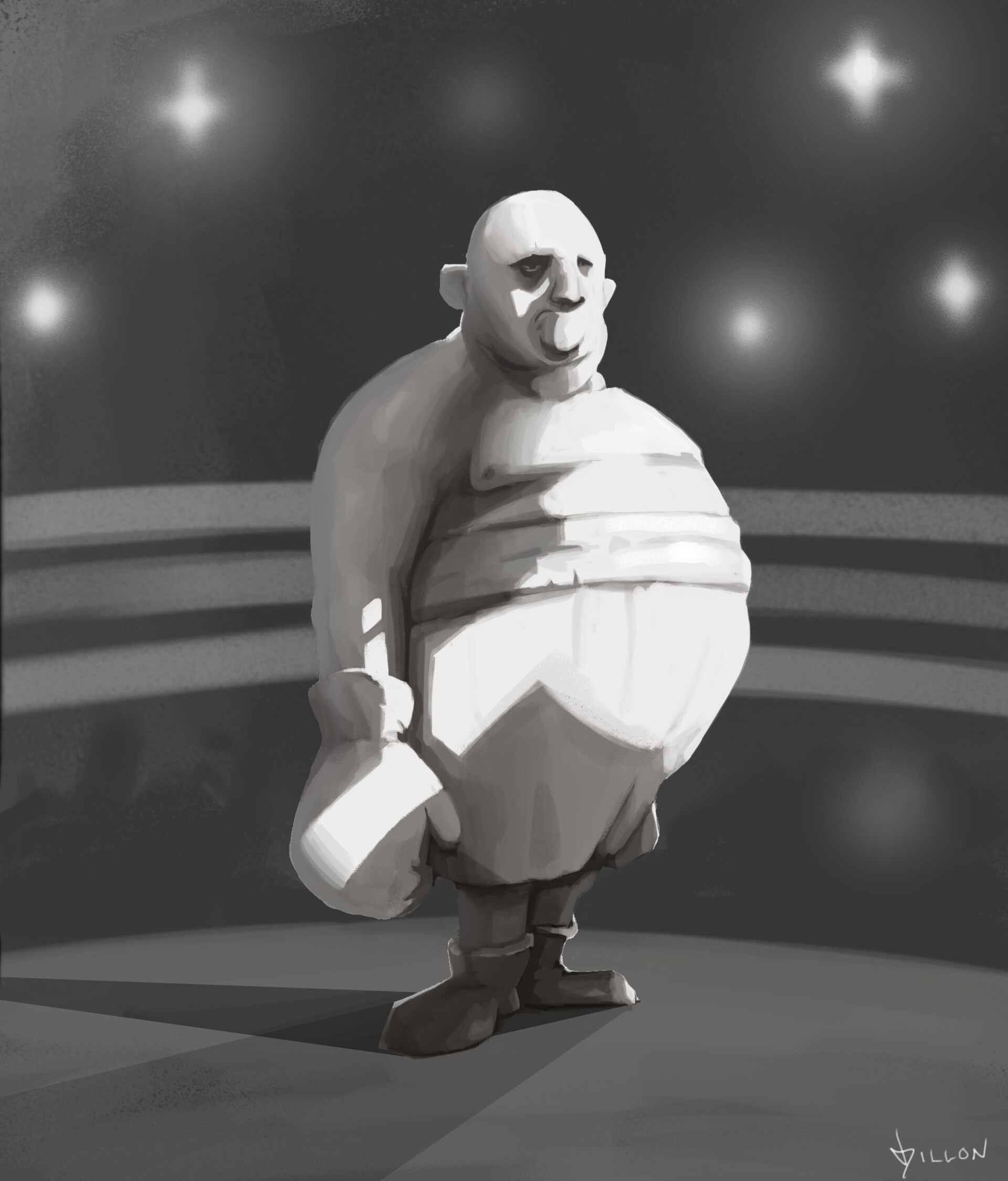 ArtStation - Fat Boxer