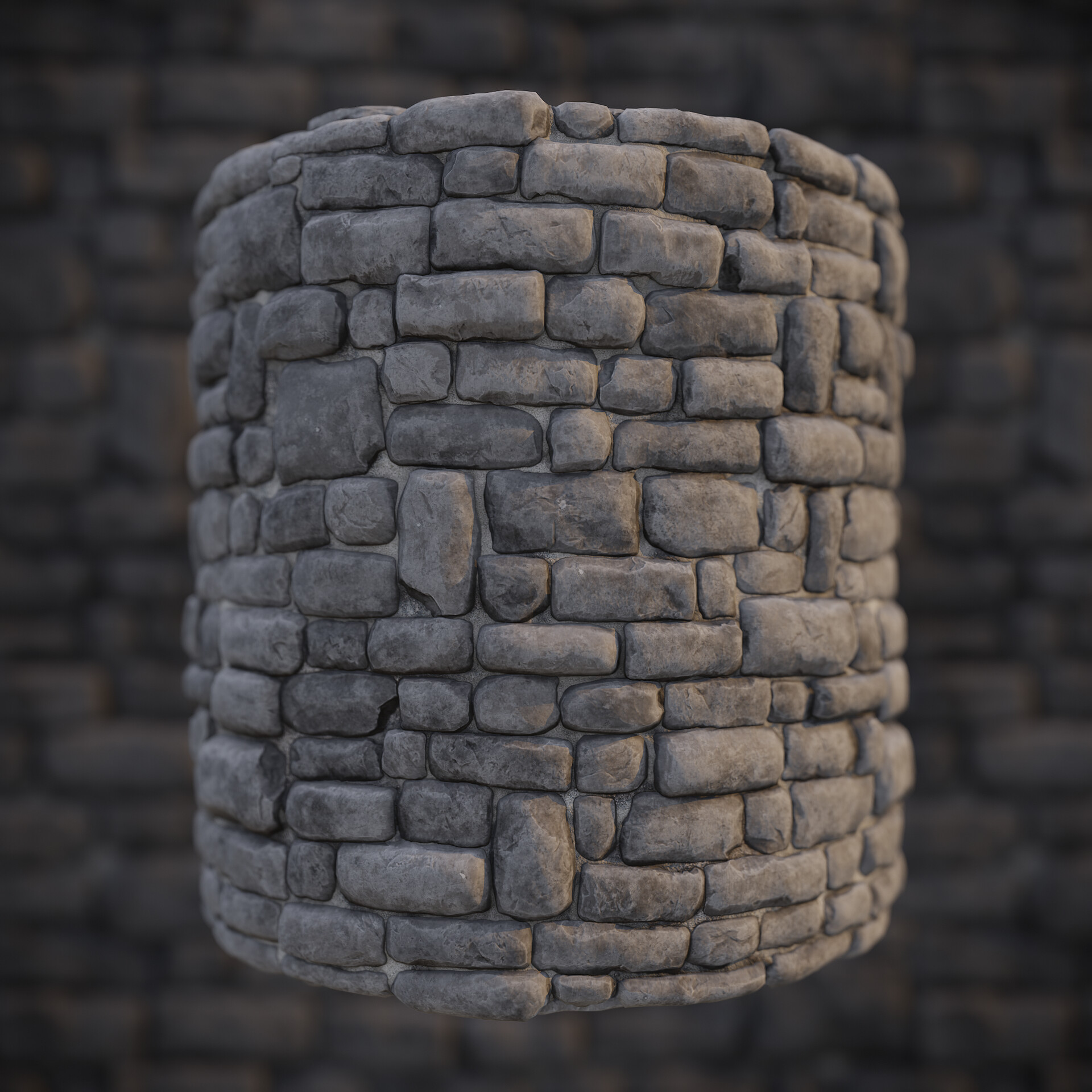 ArtStation - Stone Wall Tileable