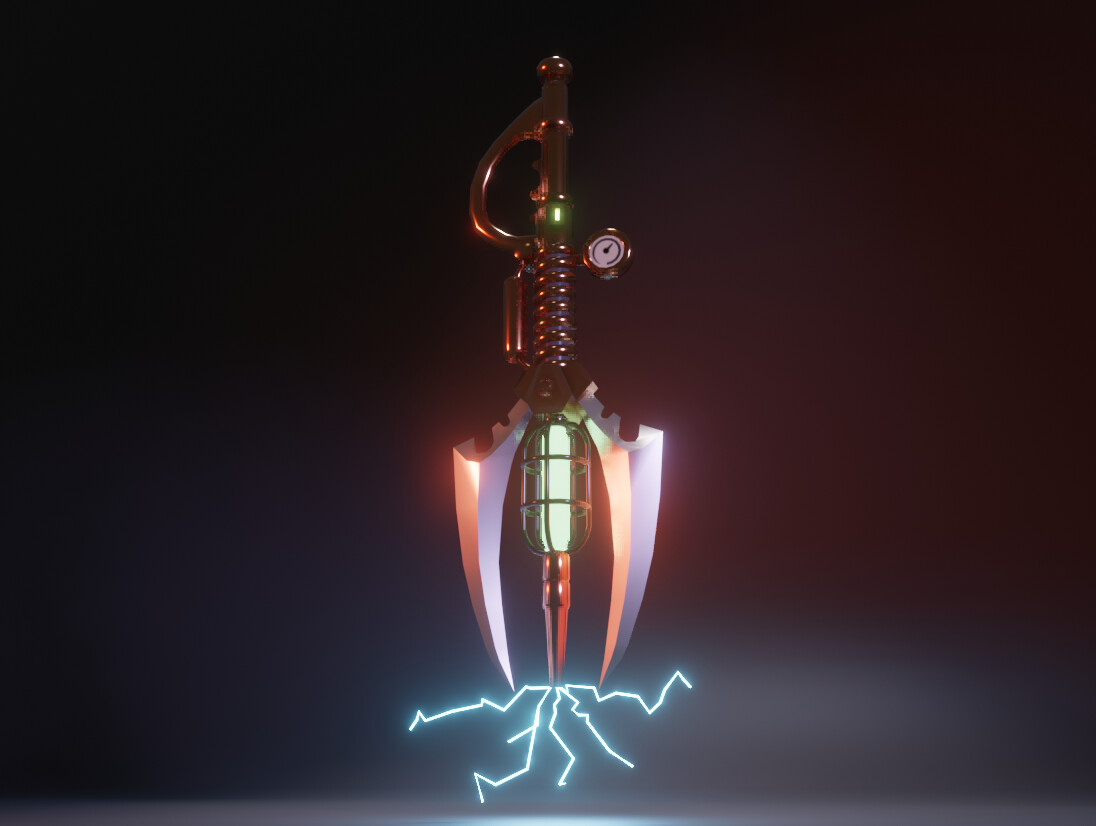 ArtStation - Steampunk Sword 3D model