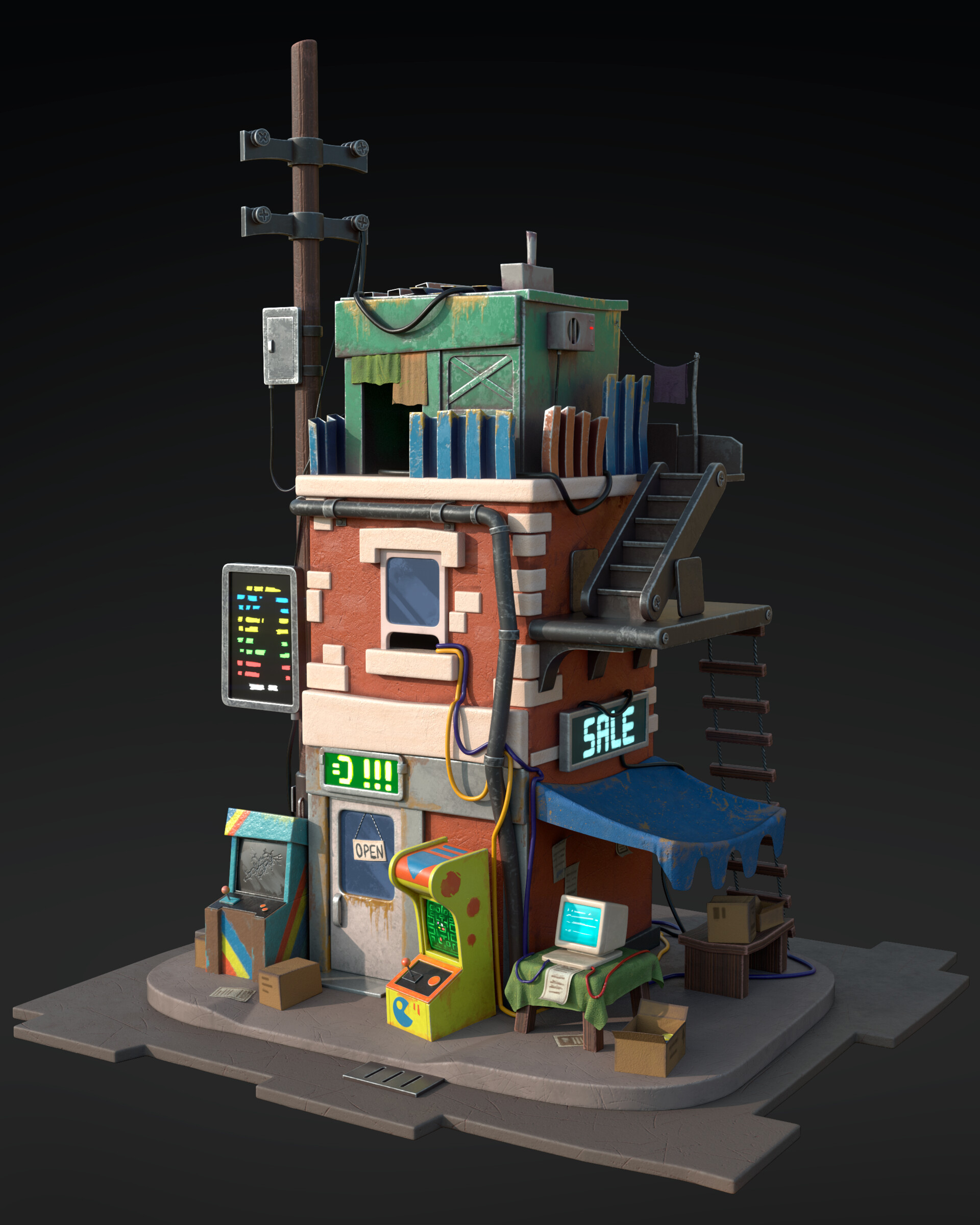 ArtStation - Old Computer Store