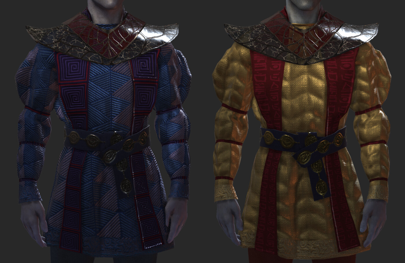 ArtStation - Dark Elf Clothing for Elder Kings II