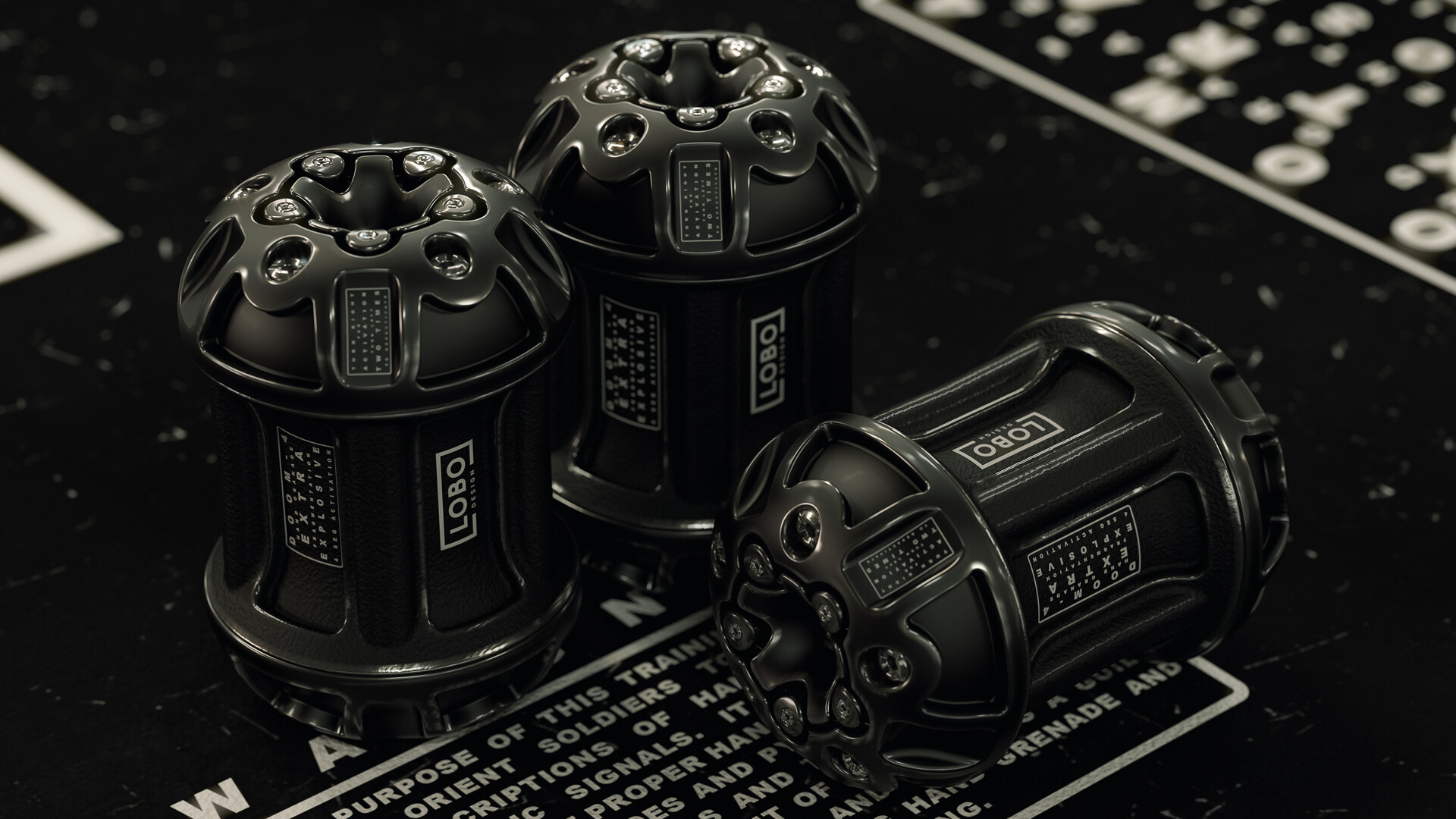 ArtStation - Hand Grenade Concept Design