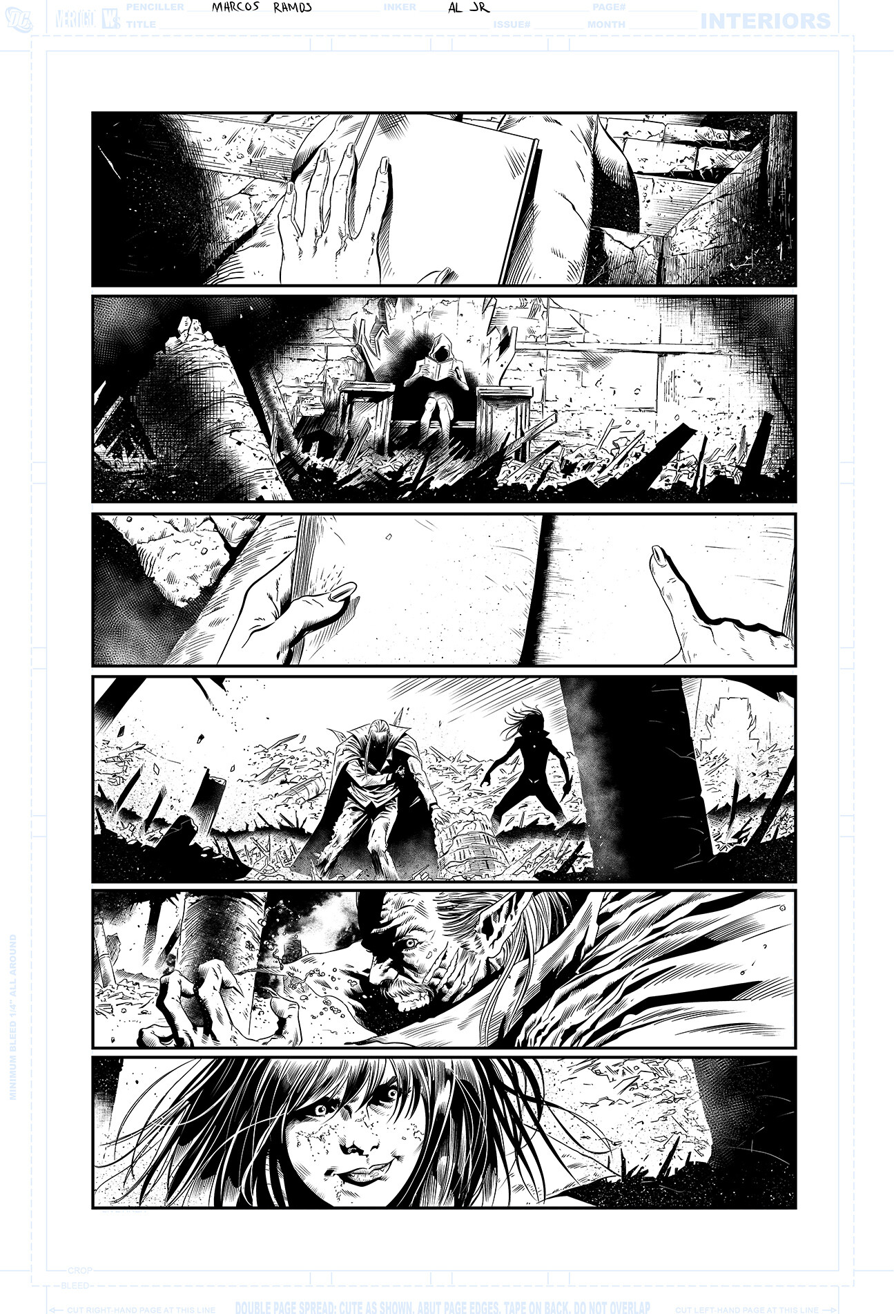 ArtStation - Sample Ink Page 01 - VENGEANCE OF VAMPIRELLA - VALENTINE'S ...