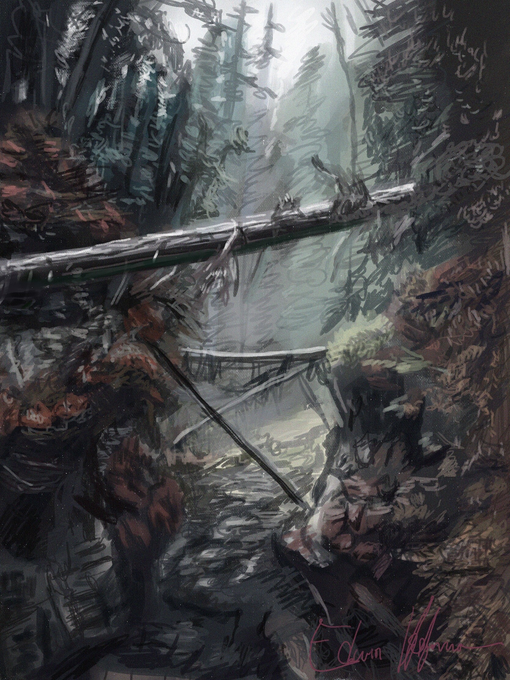 ArtStation - Fallen trees