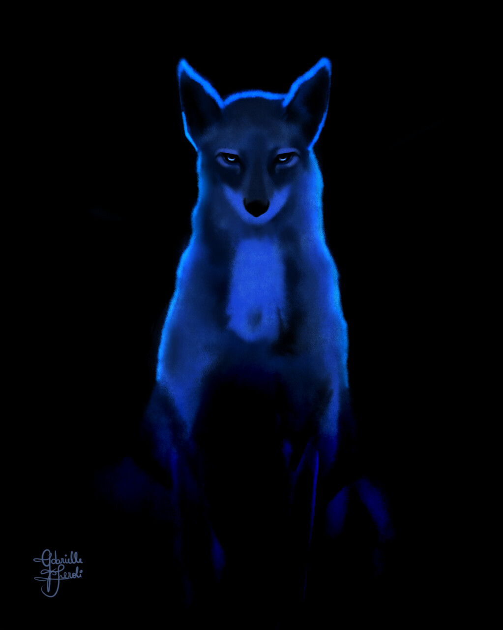 ArtStation - A maned wolf study