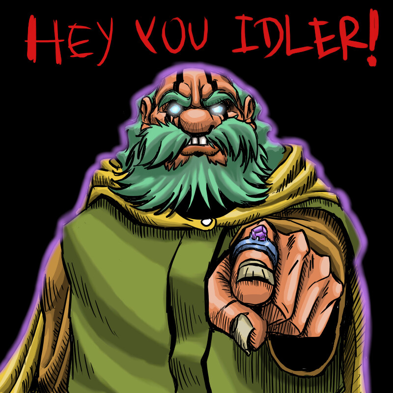 ArtStation - The Leader, a dwarf necromancer