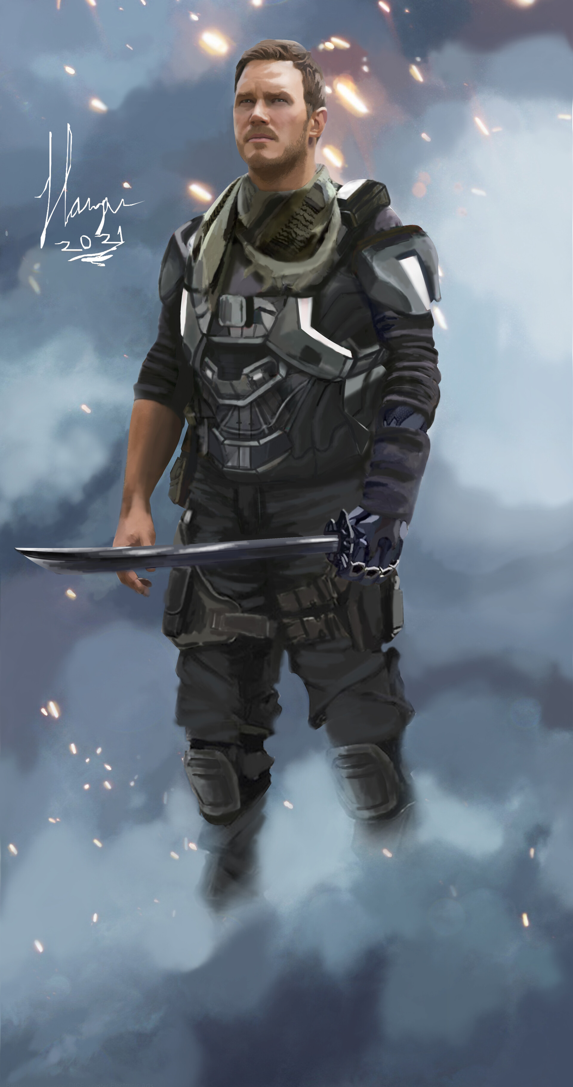 ArtStation - what if Chris Pratt was a playable character in ...