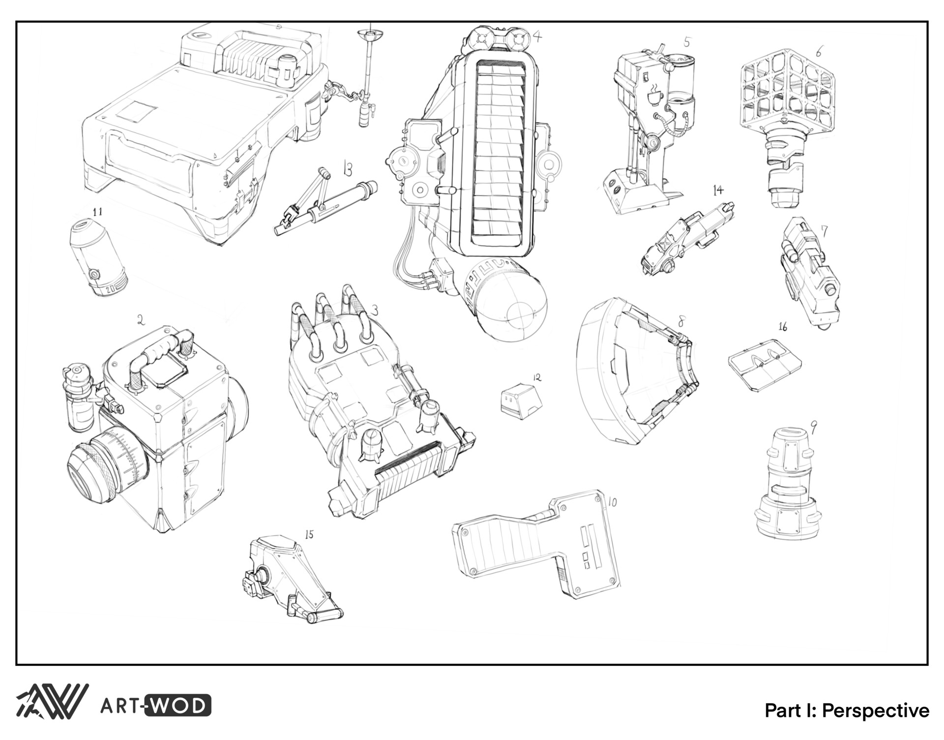 ArtStation - Art-wod course training