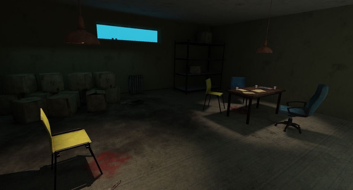 ArtStation - Interrogation room (Substance Painter/Designer)