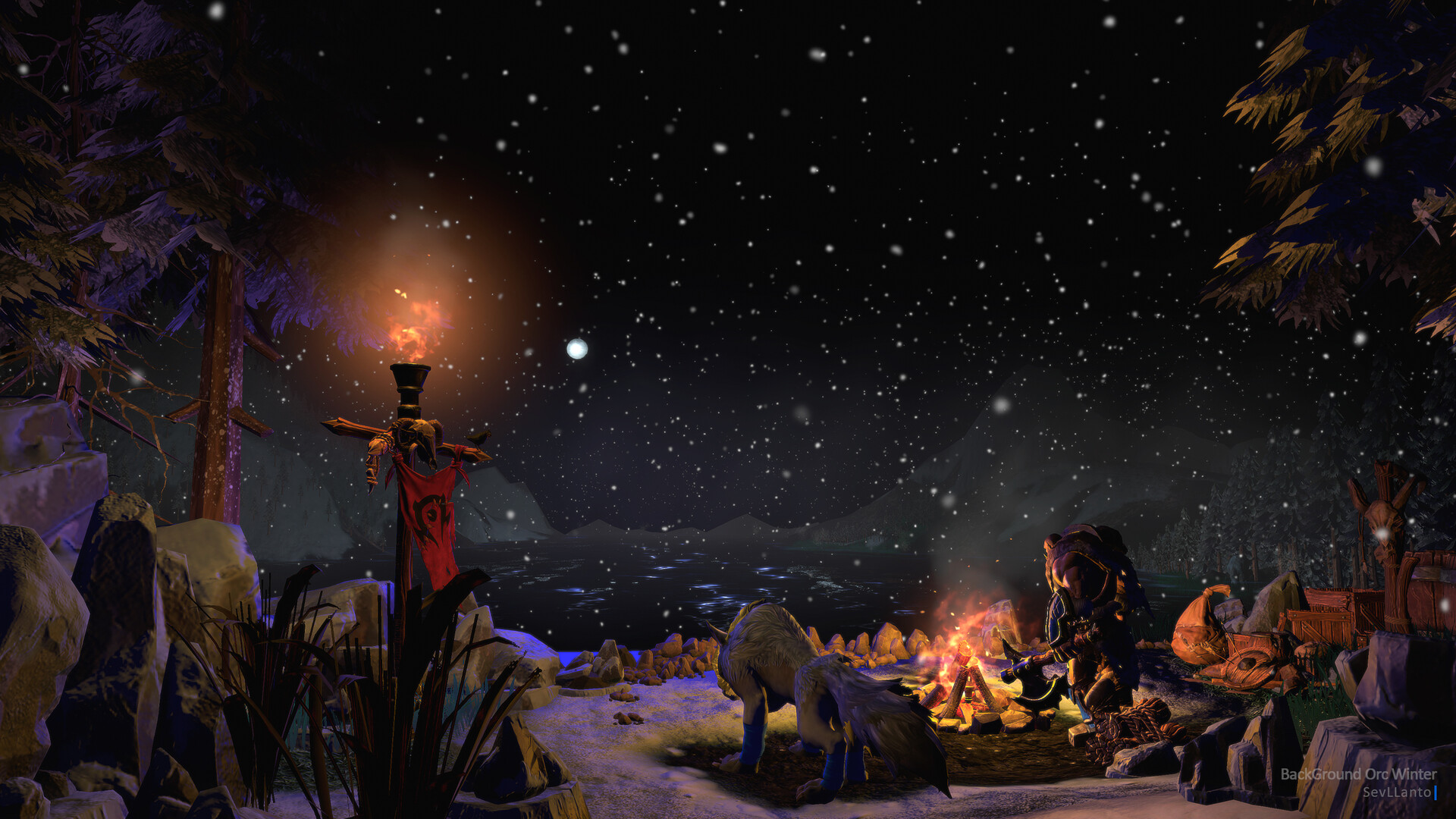 ArtStation - Orc background Winter - Warcraft 3