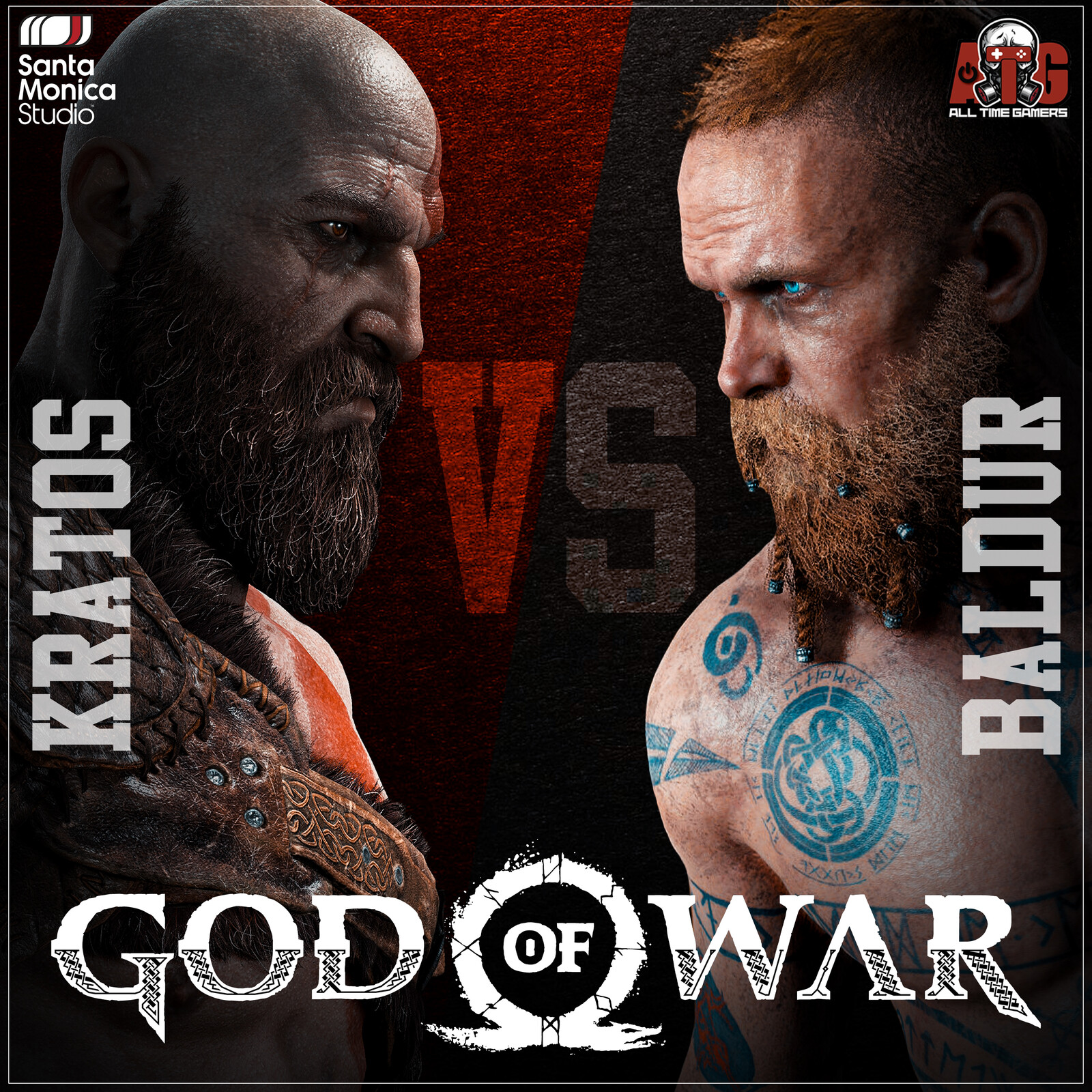 Arun Selvakumar - God of War - Kratos VS Baldur