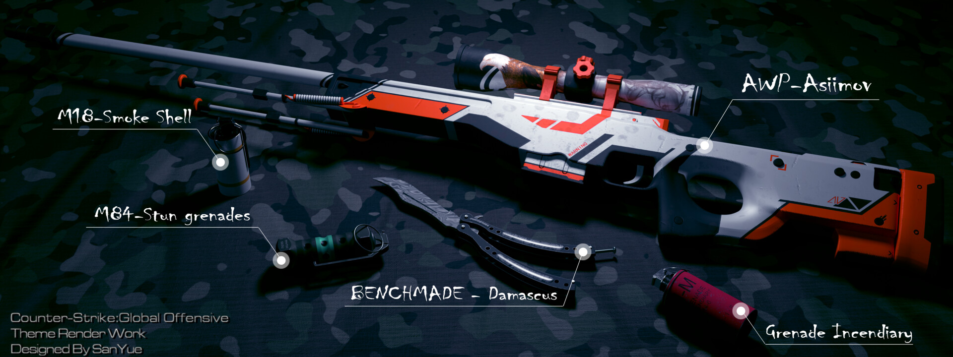 ArtStation - Gun Weapon Rendering