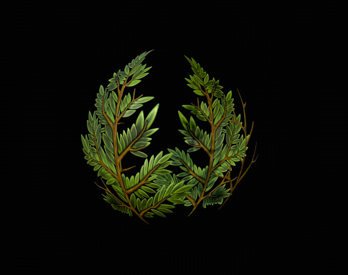 ArtStation - Stylized Foliage (Bough)