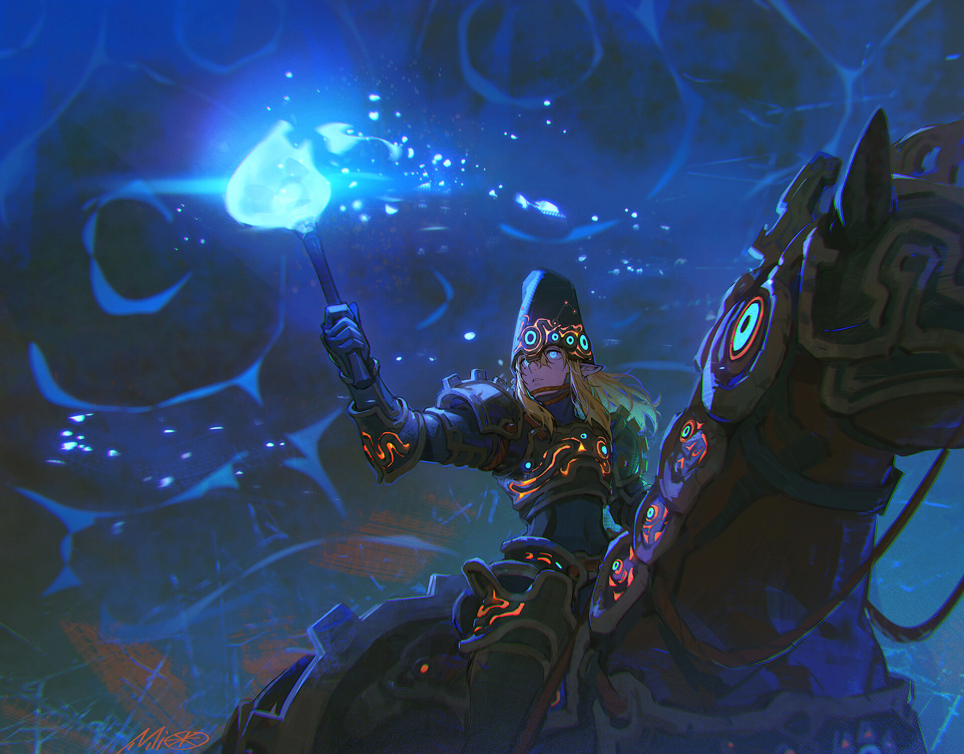 ArtStation - The Blue Flame