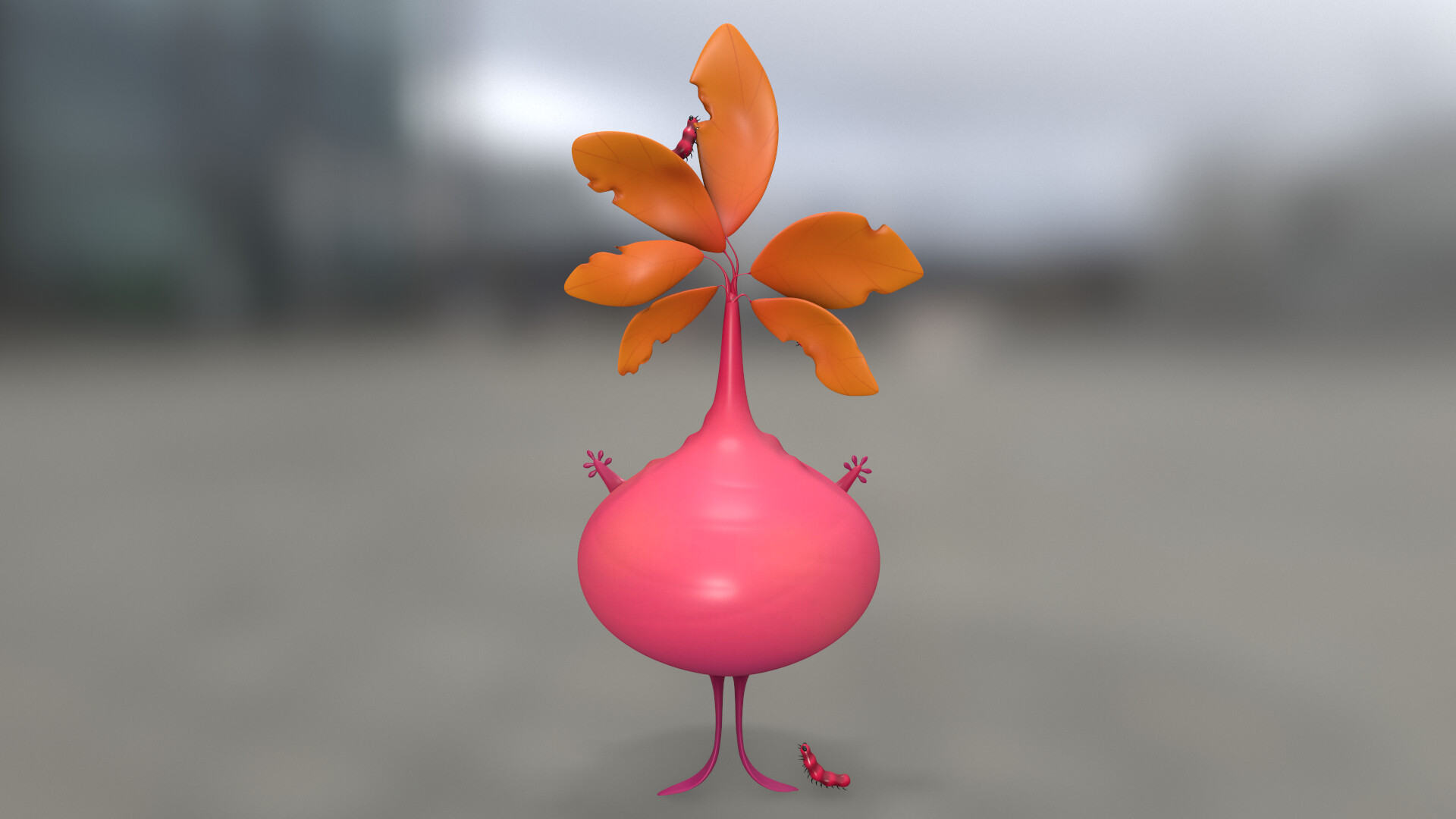 Реналь Закиров - Stylized radish High Poly