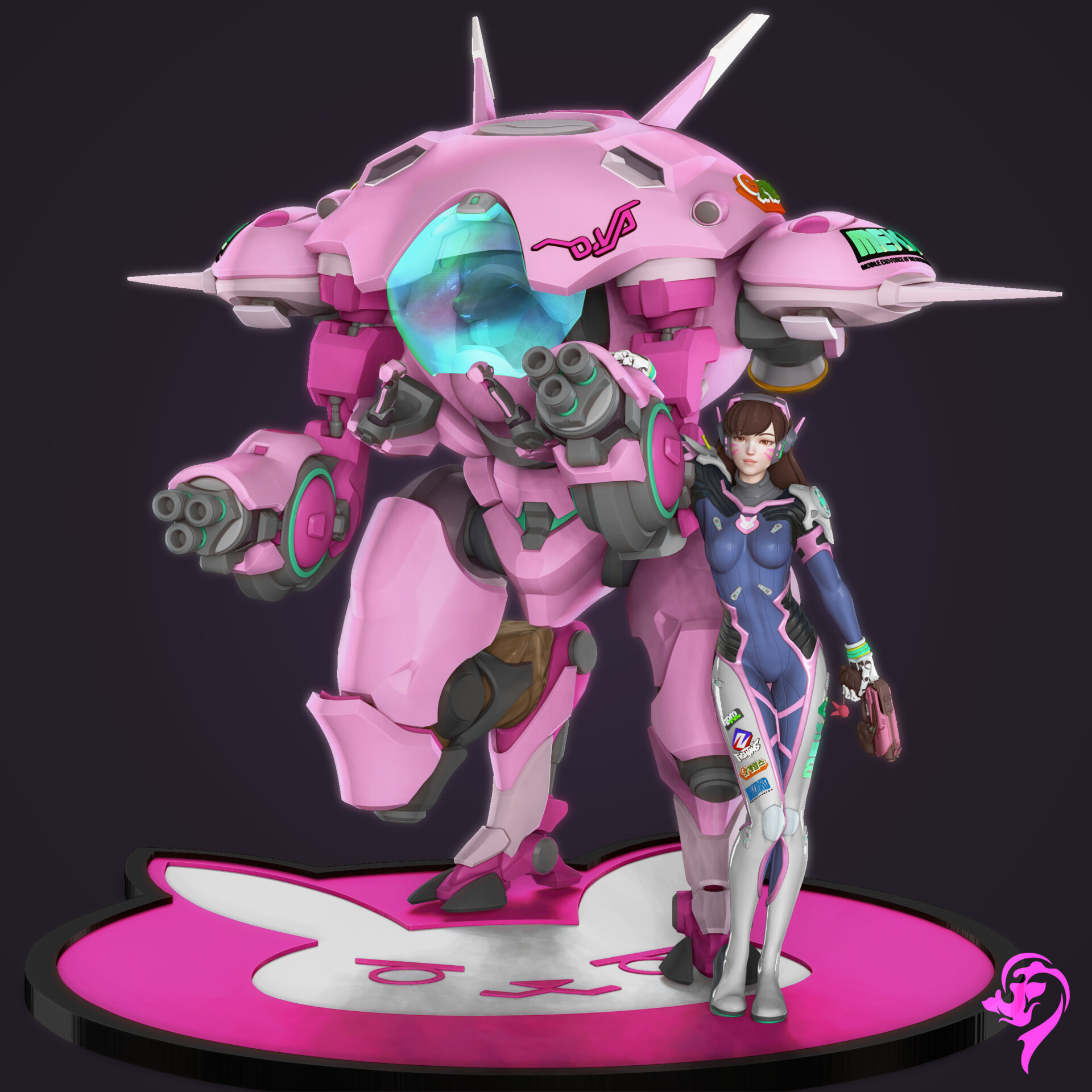 ArtStation - D.va Meka Mecha Móvil