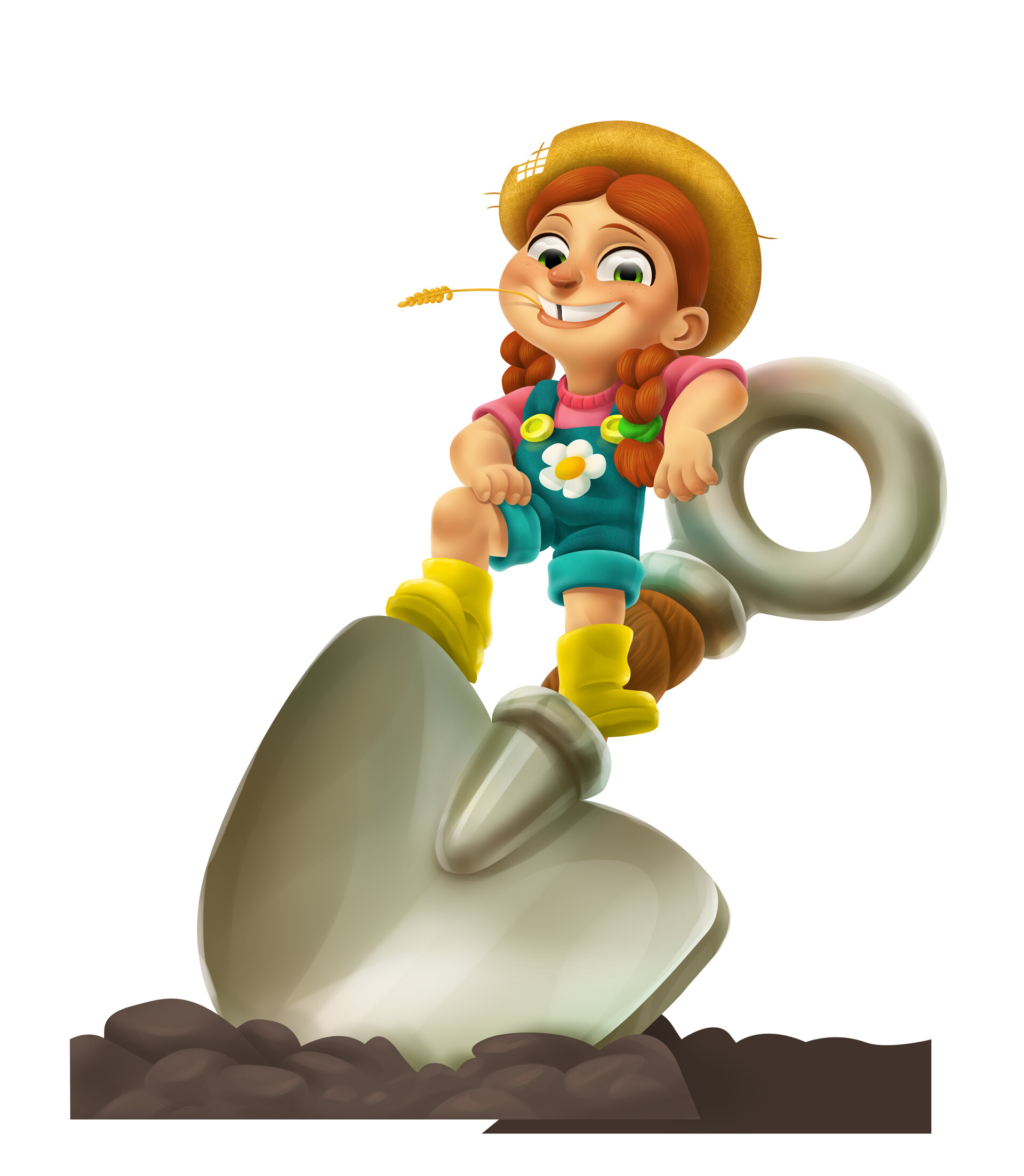 ArtStation - farm girl