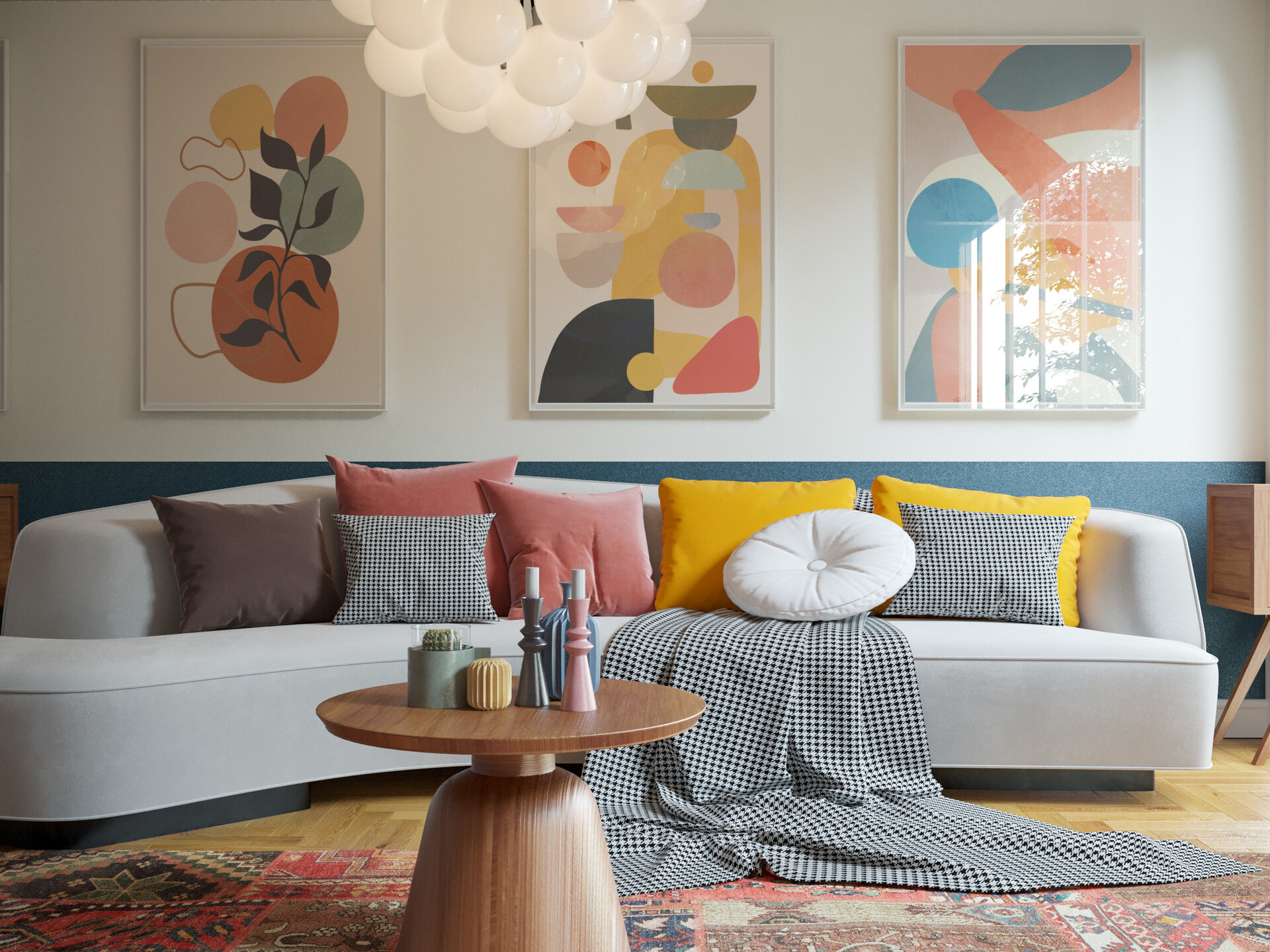 ArtStation - Abstract living room