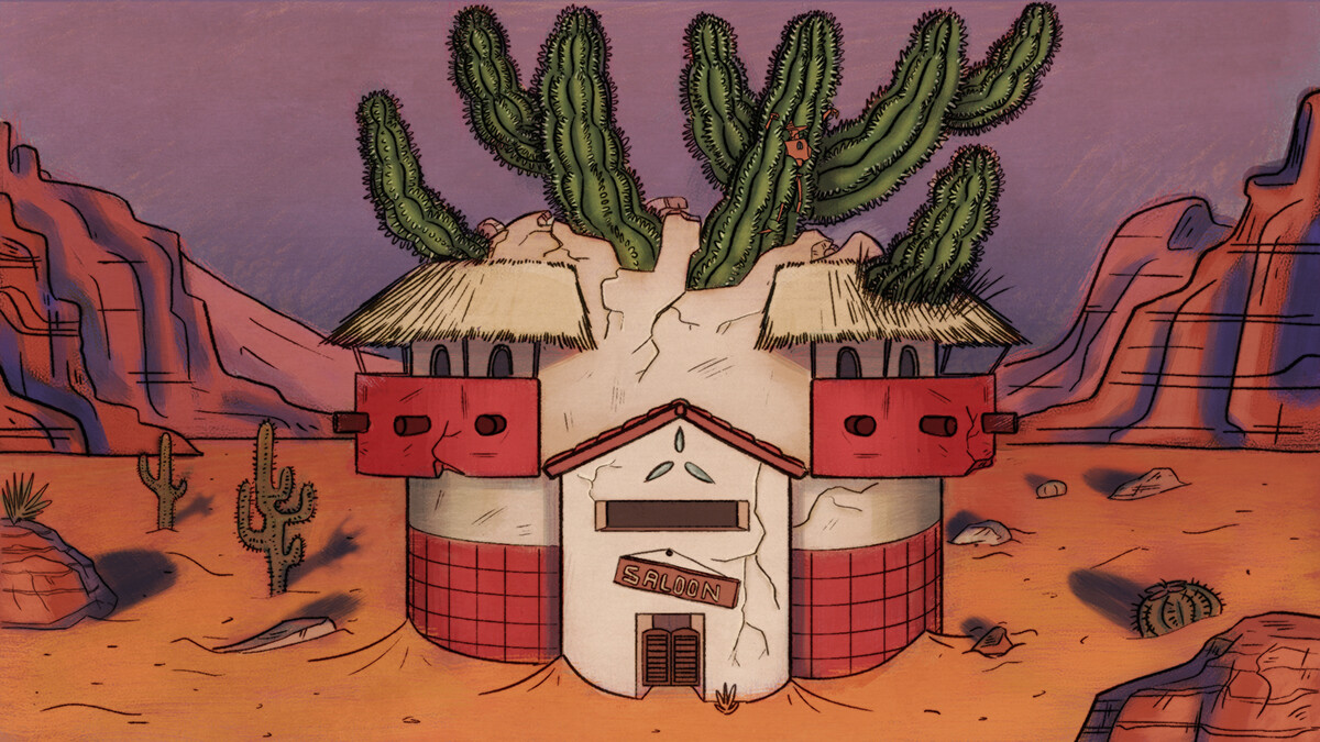 ArtStation - Last Chance Saloon