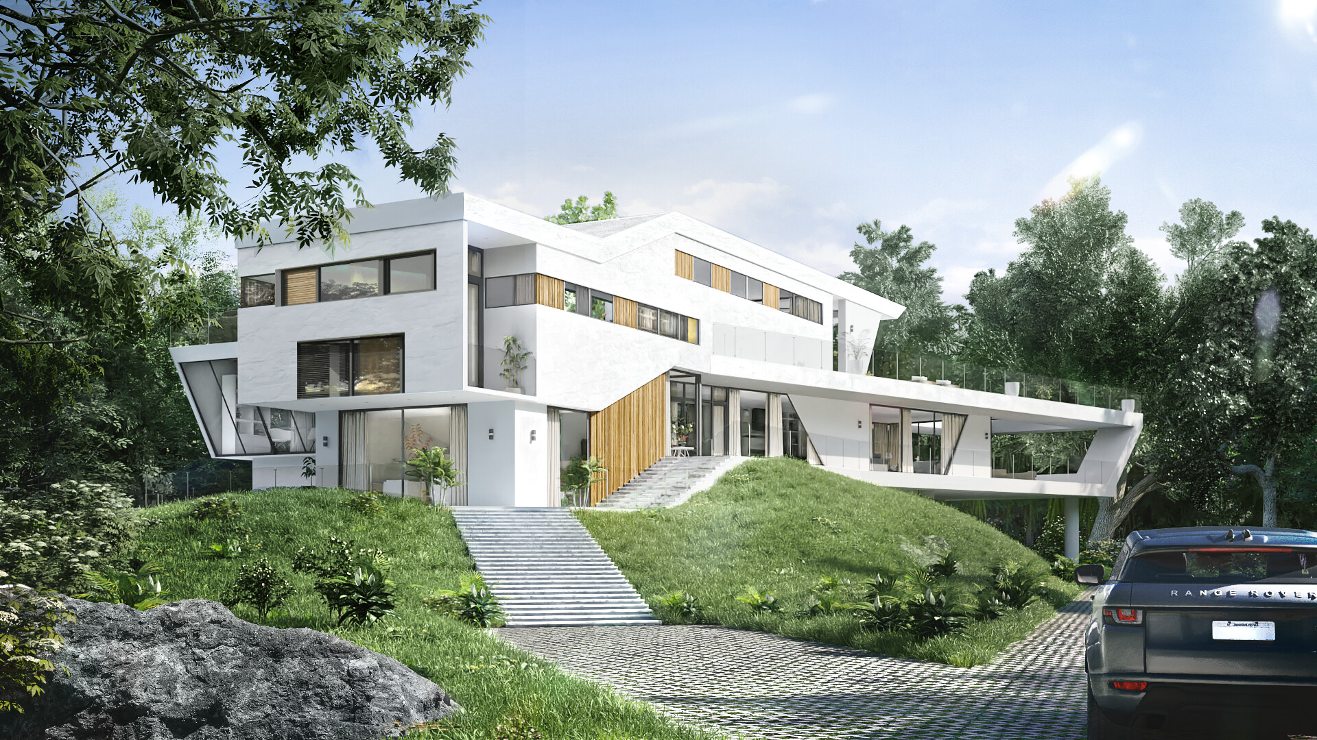 ArtStation - Forest Villa Concept