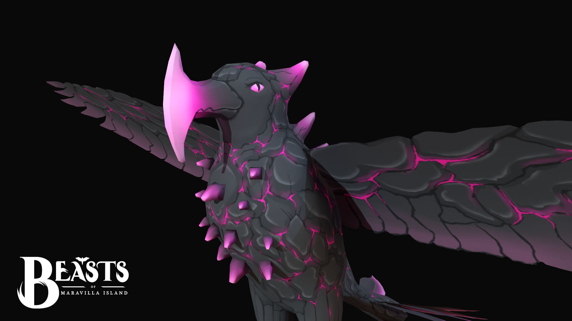 ArtStation - The Axe Beaked Obsidian Hawk - Beasts of Maravilla Island