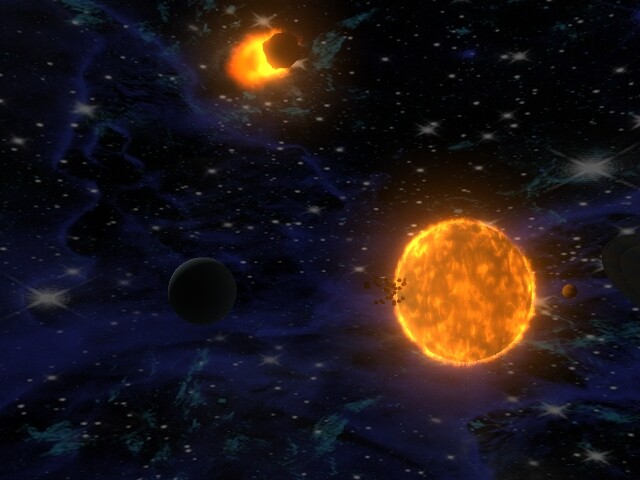Hans Cariño - 3D Solar System with Emitters