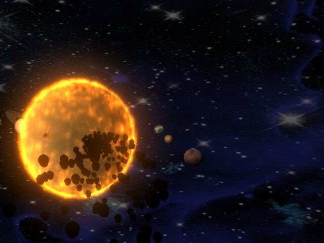Hans Cariño - 3D Solar System with Emitters