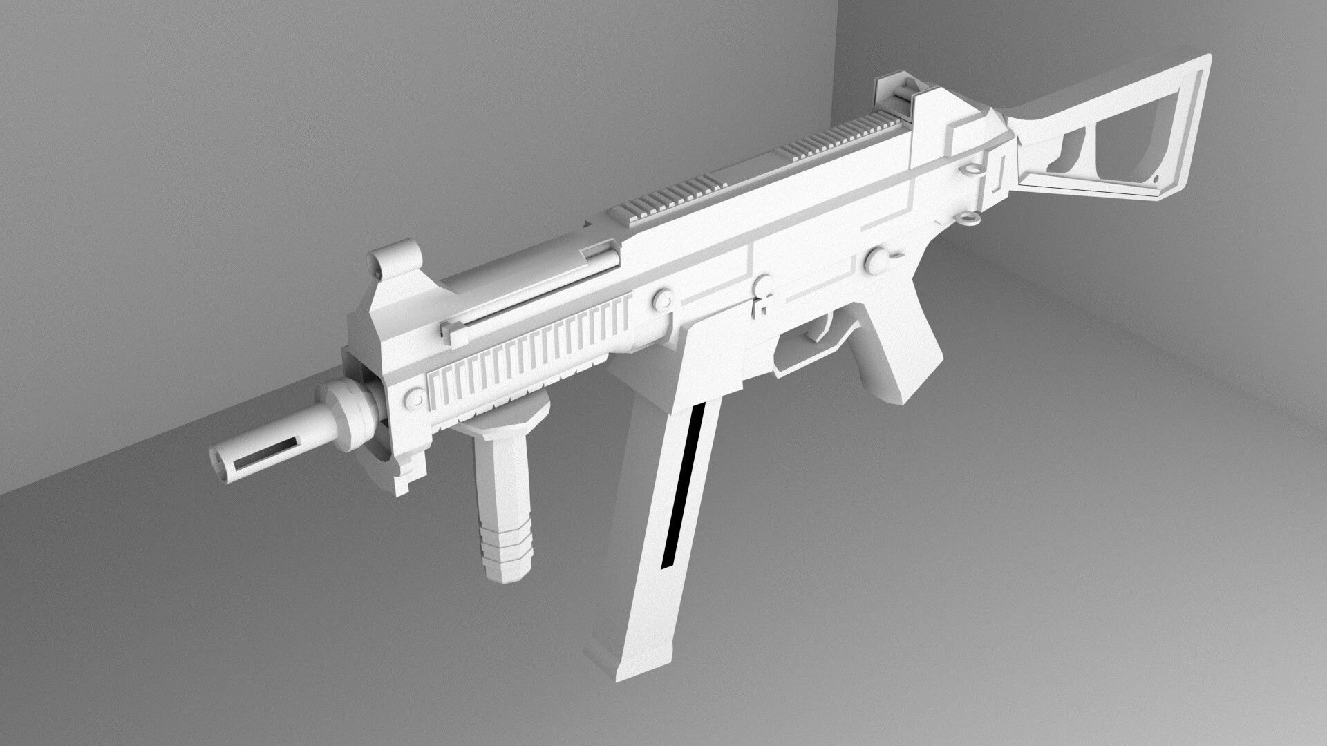 ArtStation - Modelling Ump Gun