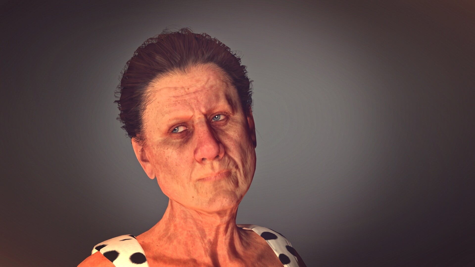 Hans Poelen - 3D character 'The Nanny'