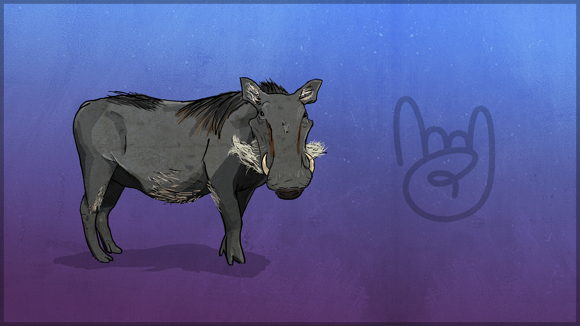 ArtStation - Warthog: The Events Calendar Mascot #31