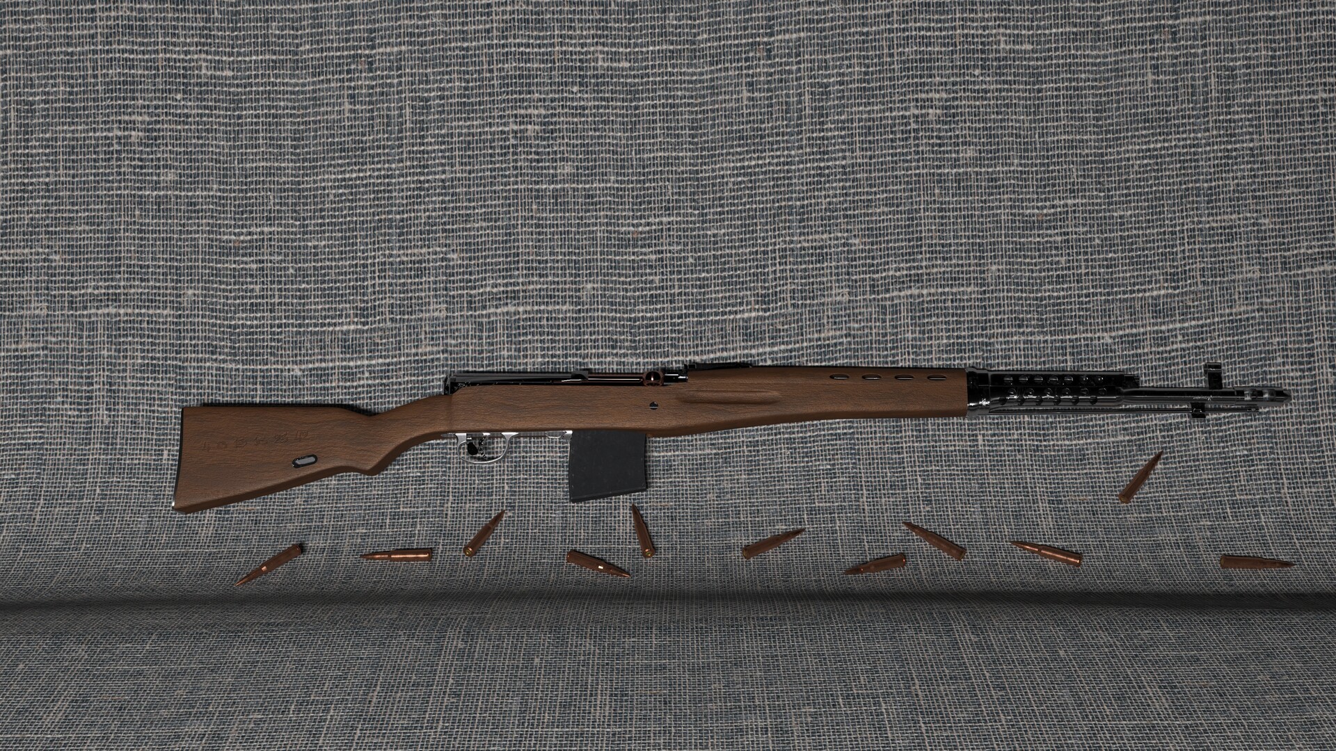 ArtStation - Rifle svt-40