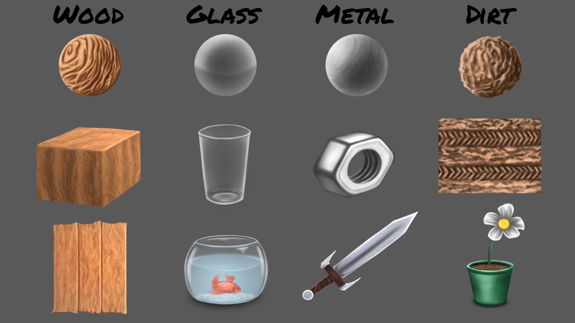 ArtStation - Materials Practice №2