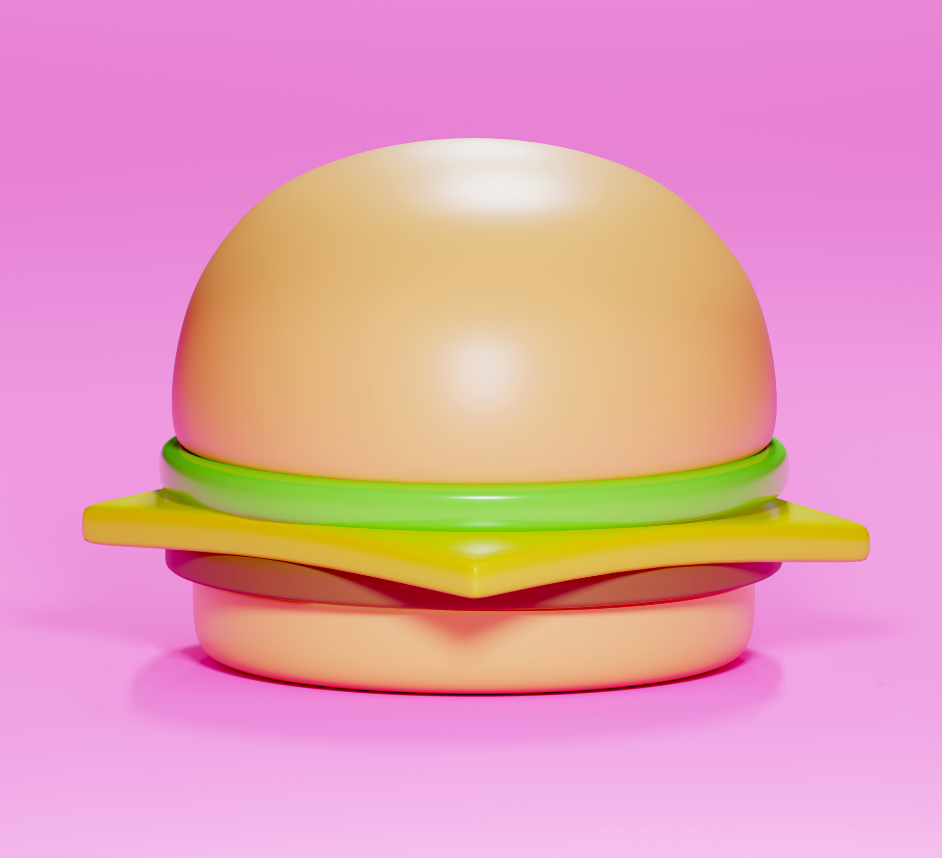 ArtStation - Low poly burger