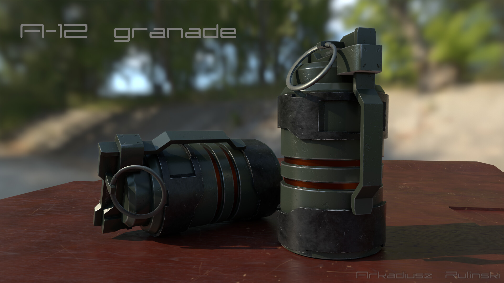 ArtStation - Grenade Concept 3D