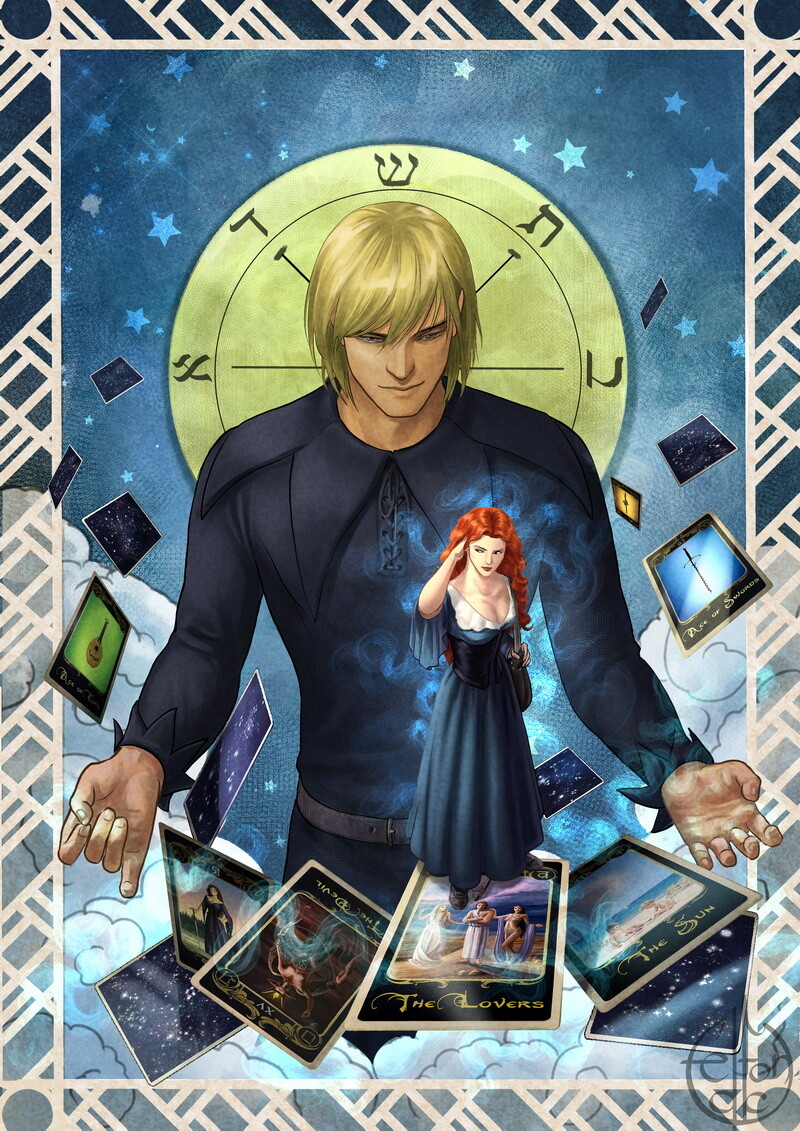 ArtStation - Jester and the witch. Book title