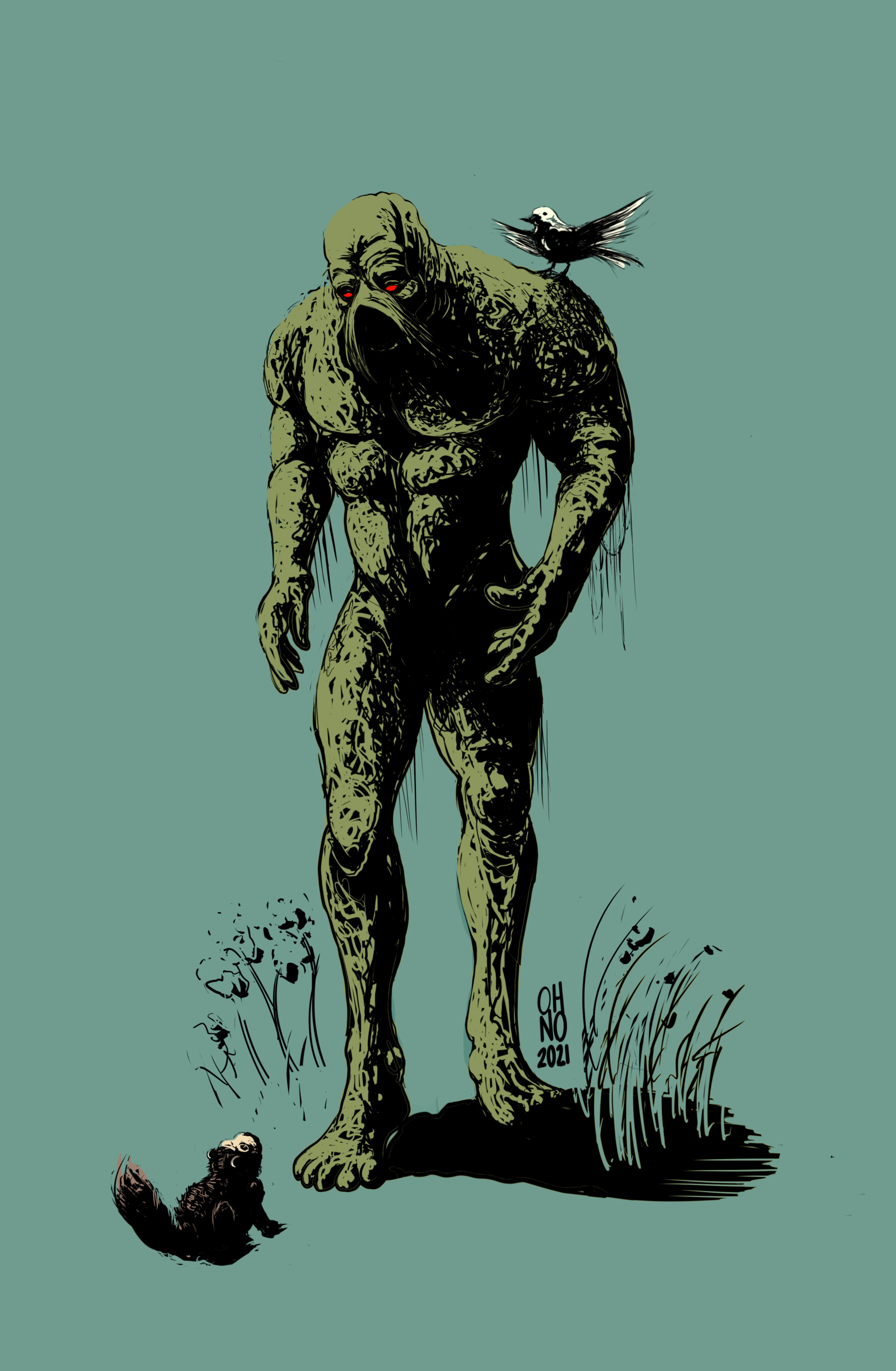 swamp thing vector