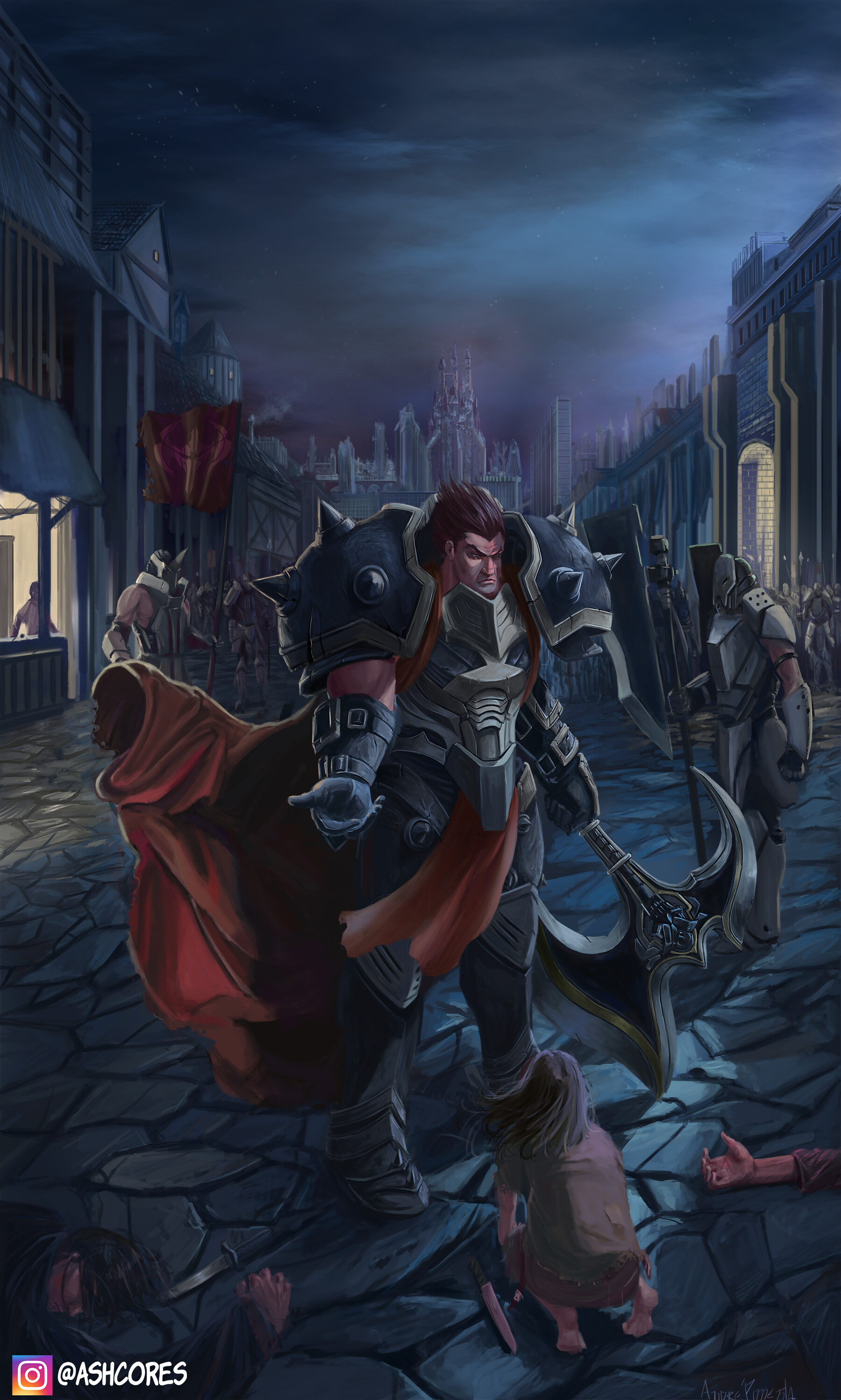 ArtStation - Darius Fanart - Noxus Way