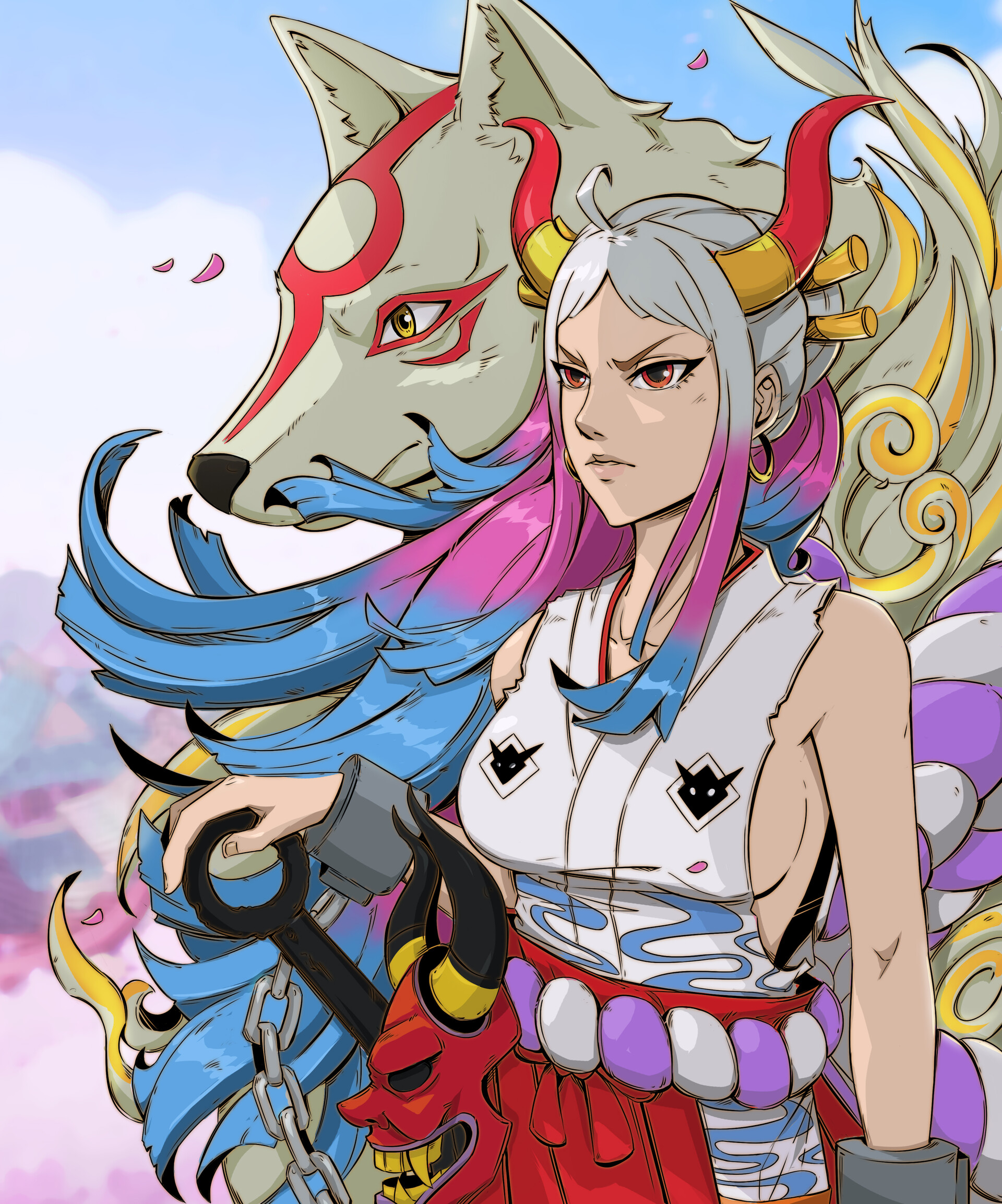 ArtStation - One Piece. Yamato (ヤマト) - V1