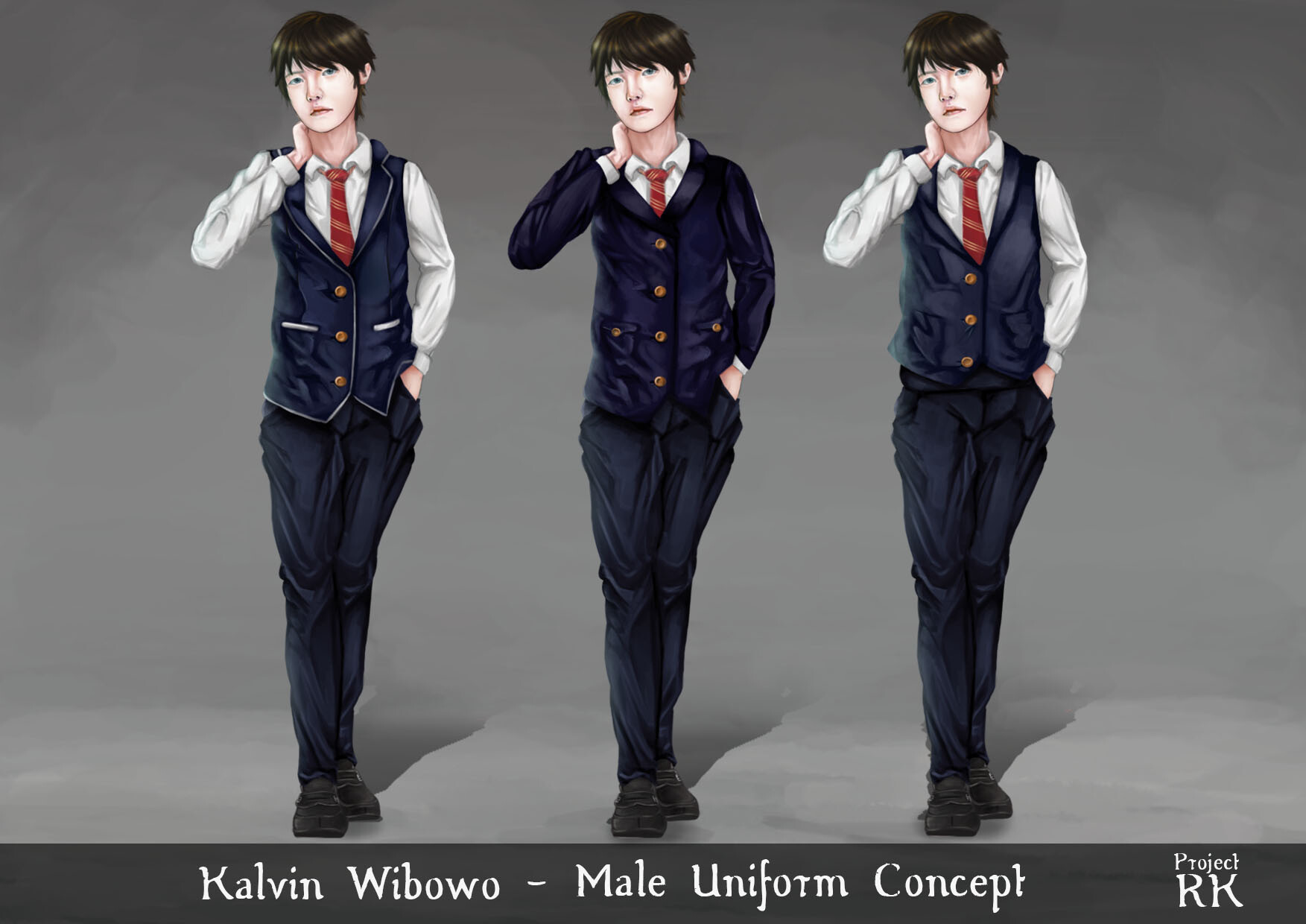 ArtStation - Main character uniforms concept RK