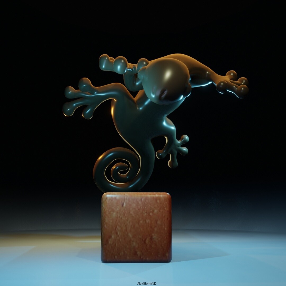 ArtStation - Jumping Lizard