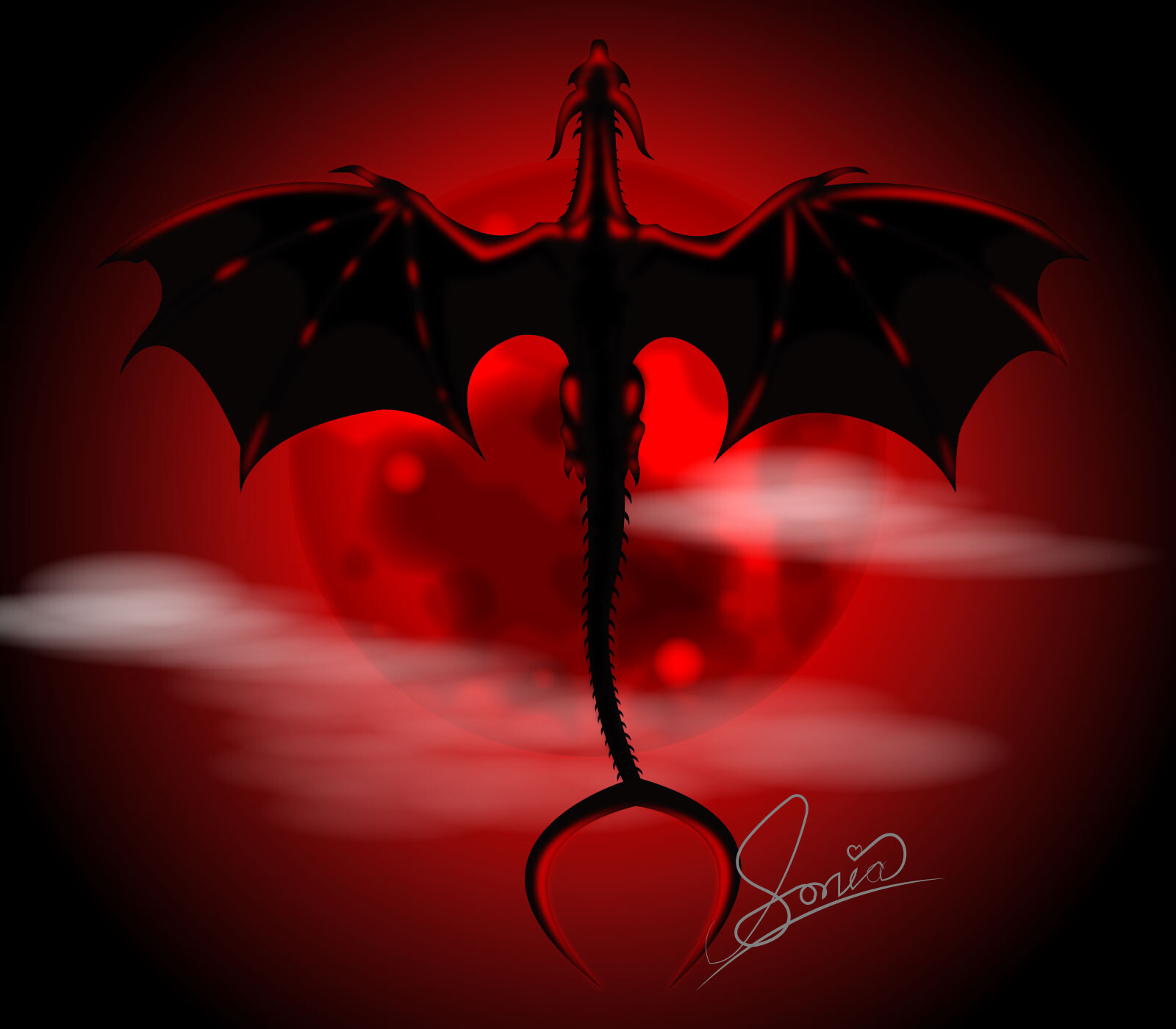 ArtStation - Moon Blood Dragon