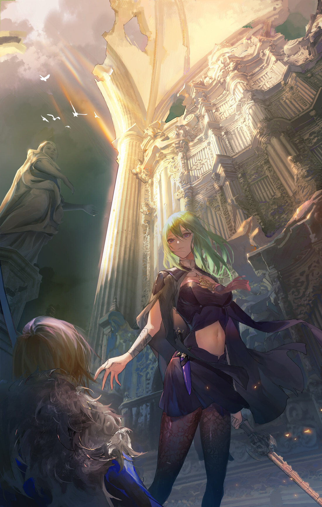 ArtStation - The favorite scene in FE3H~