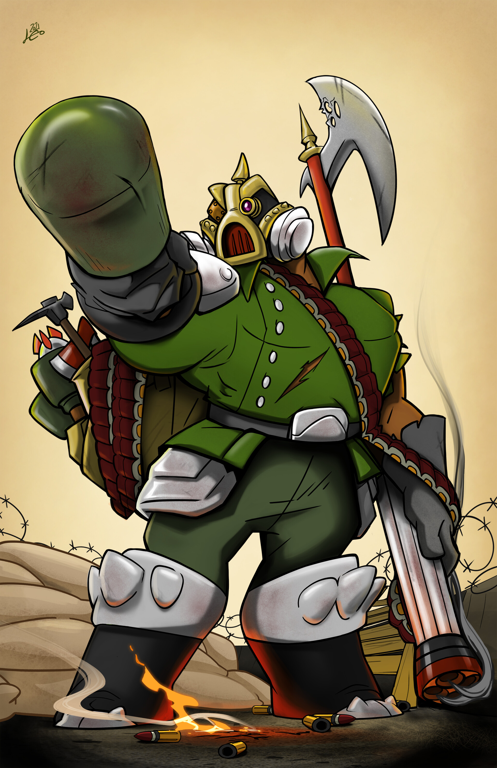 ArtStation - Calling All Knights - Trench Knight