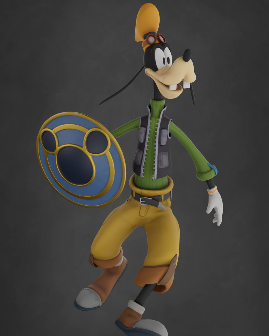 ArtStation - Goofy from Kingdom Hearts