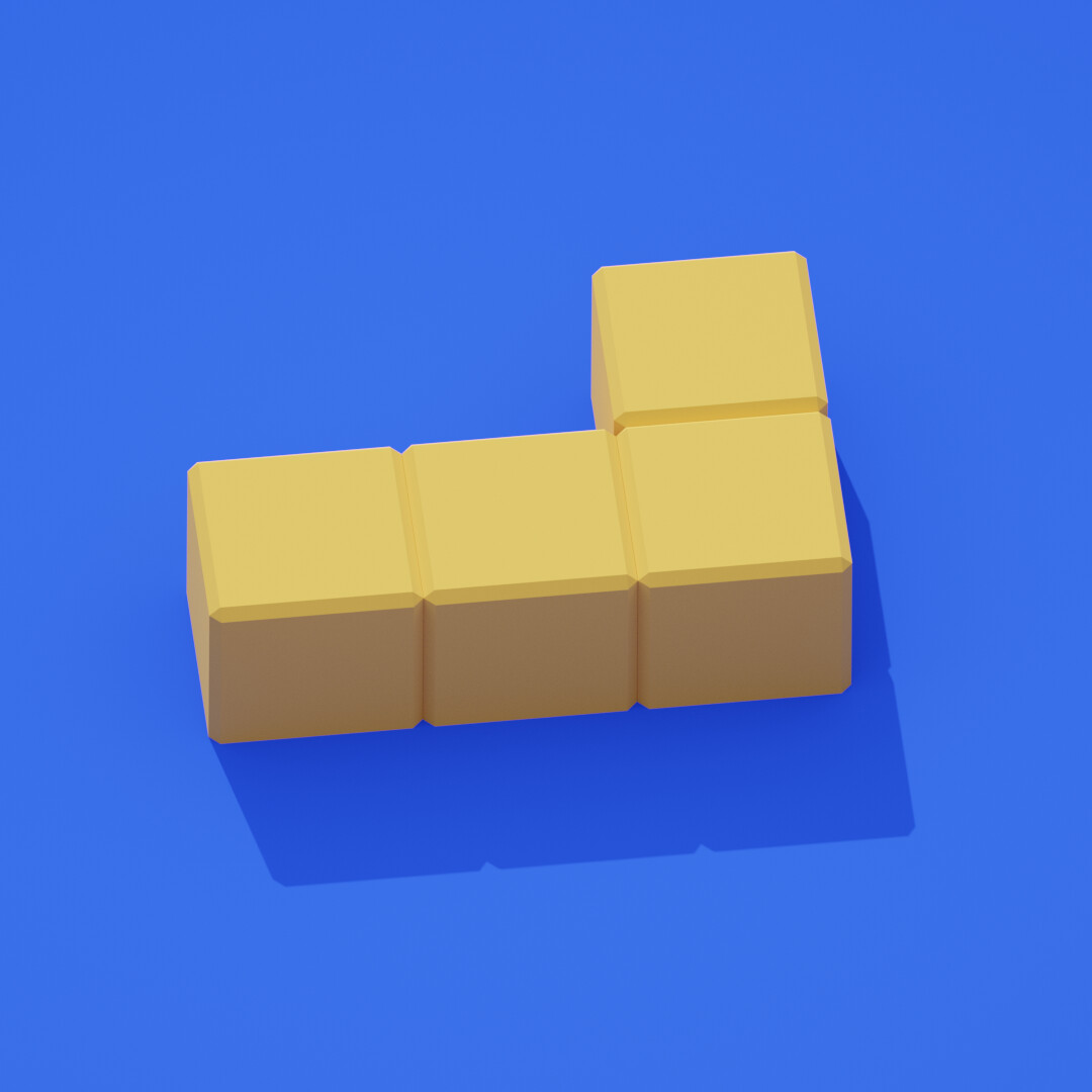 ArtStation - Tetris L Block
