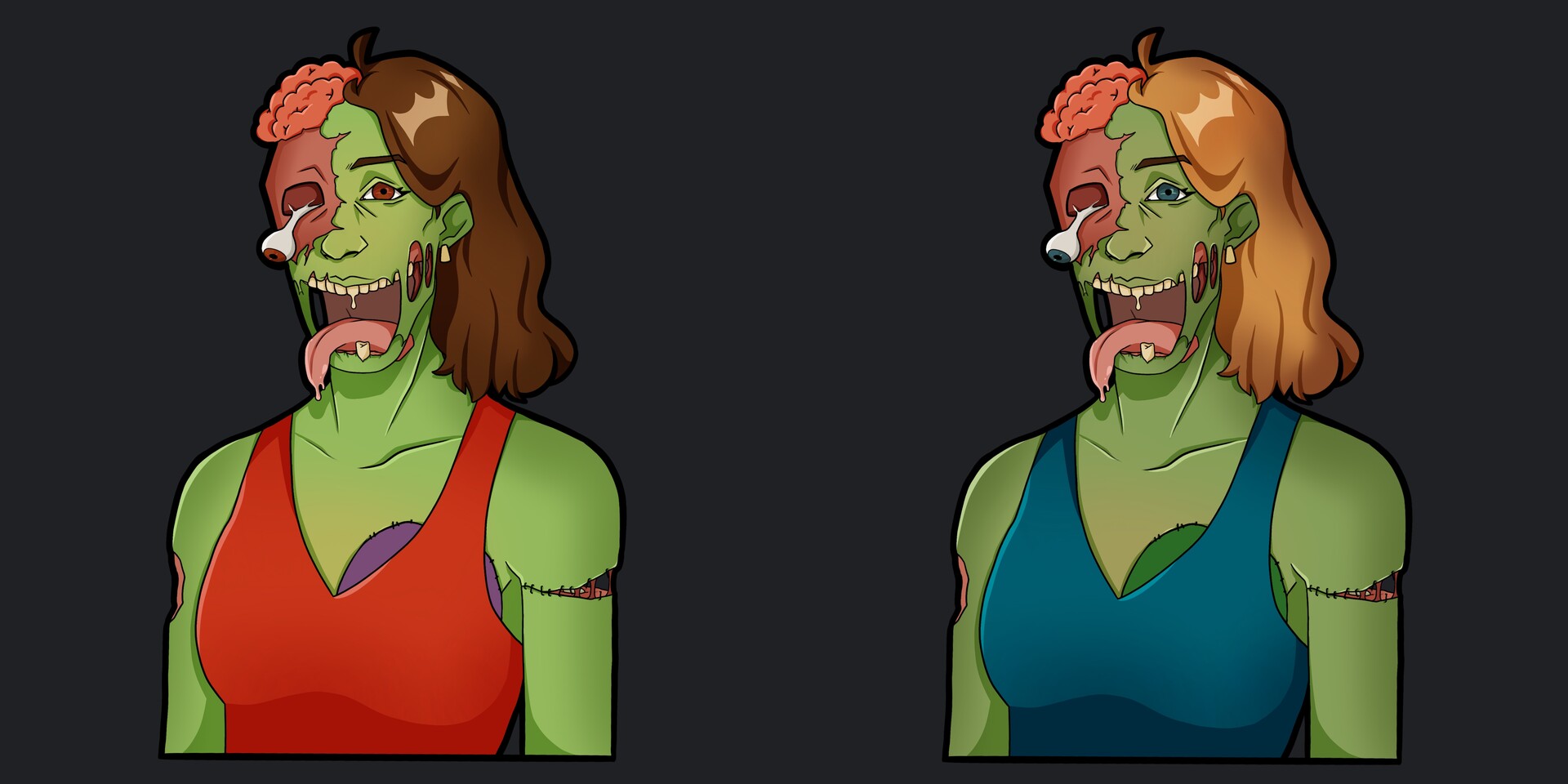 ArtStation - Game concept - creatures sprites