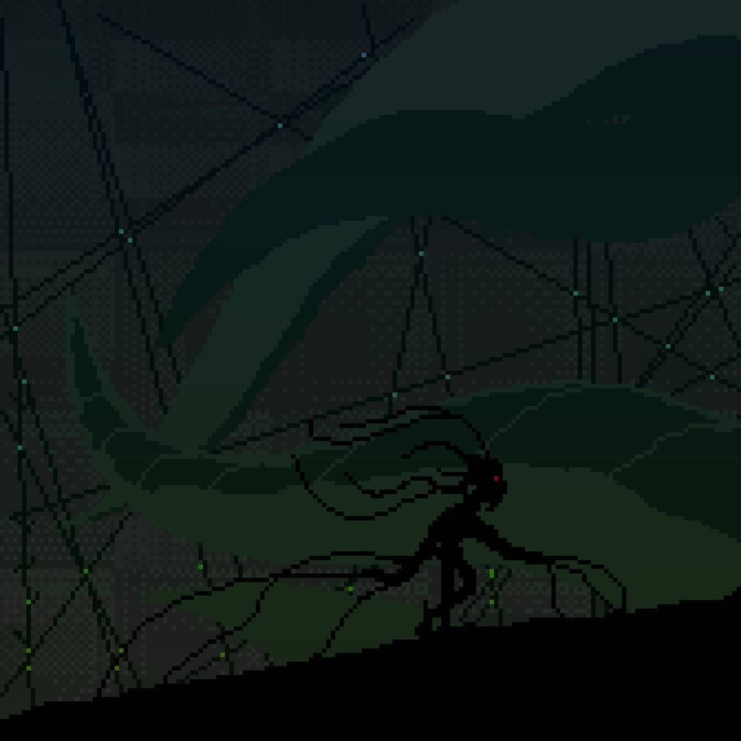 ArtStation - Inhuman Creature with Wormy Background.