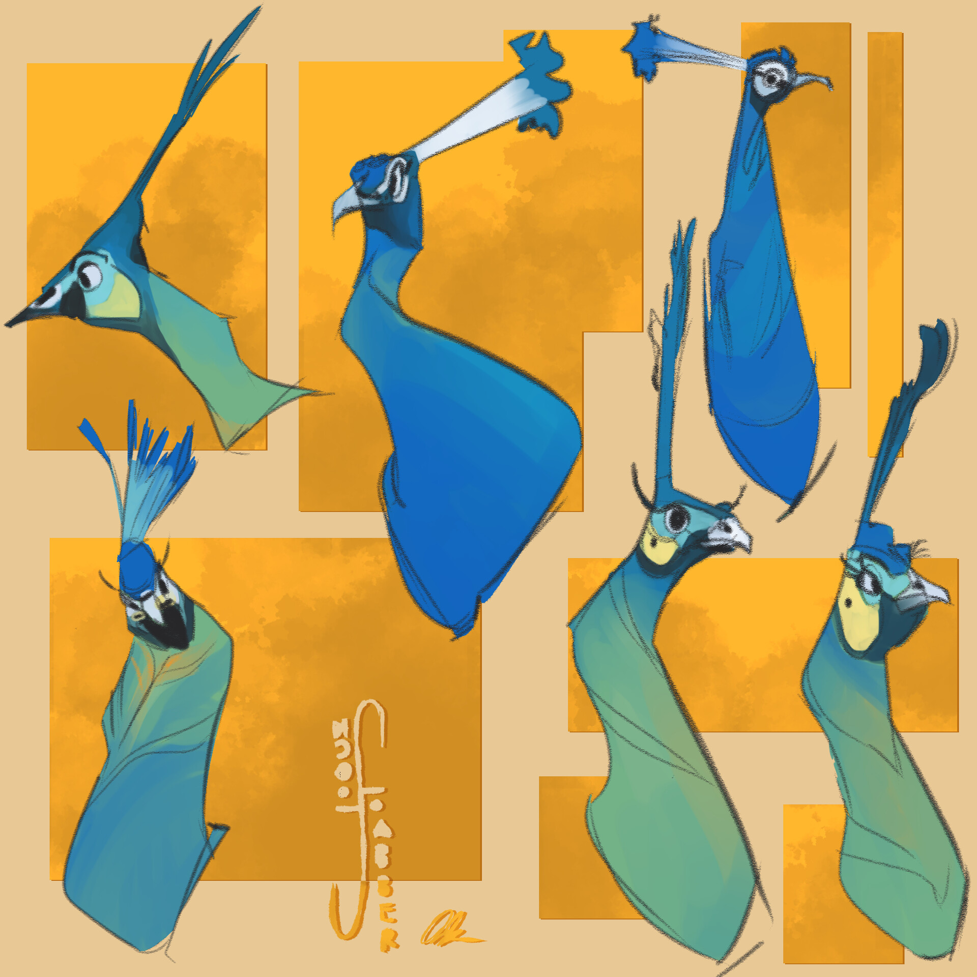 ArtStation - Character Design Challenge (studies) August 2021